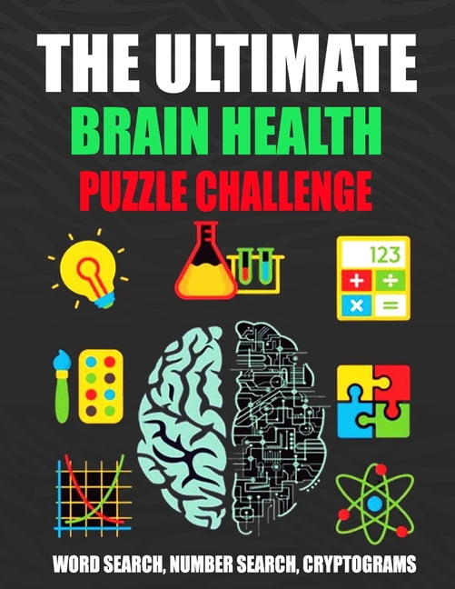 The Ultimate Brain Health Puzzle Challenge: Activity book with over 200 ...