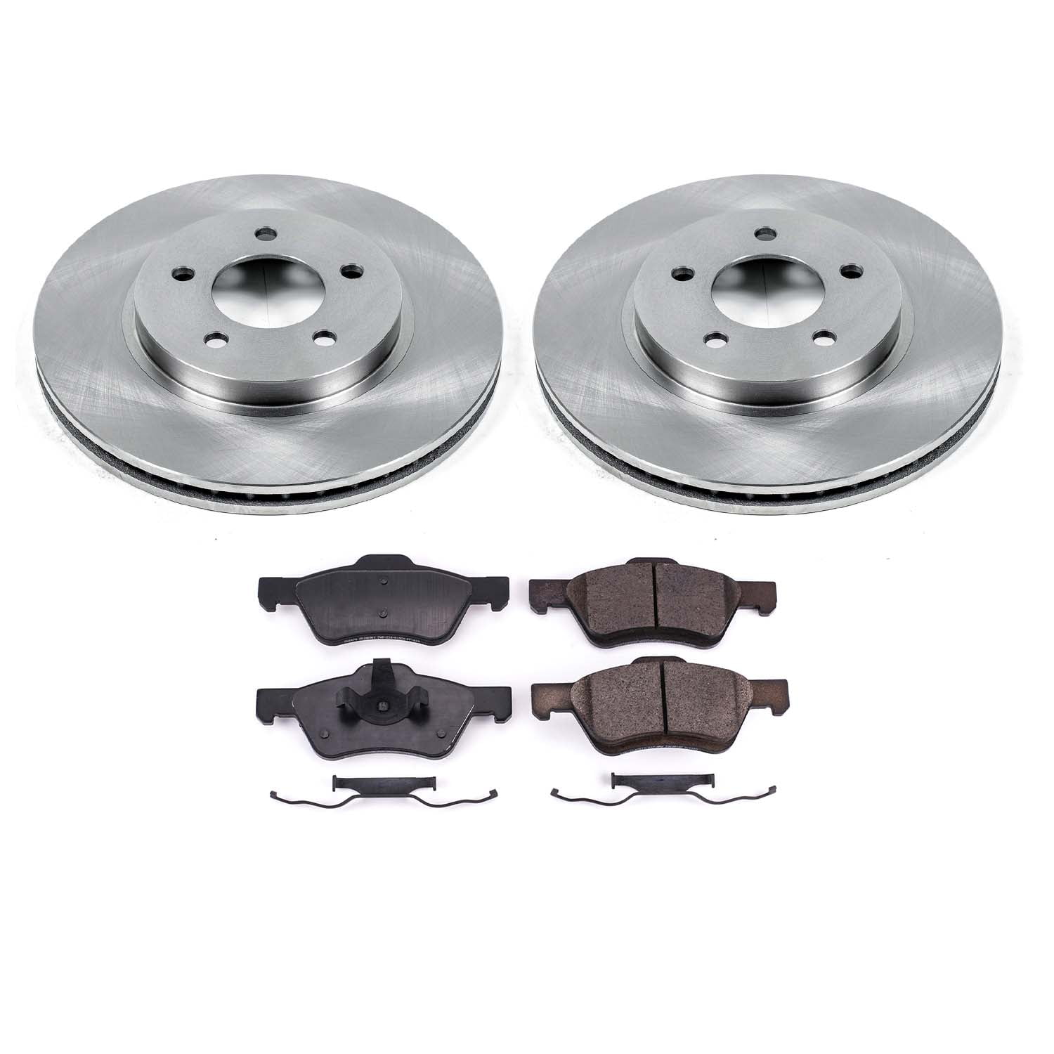 Ultimate Brakes Front Ceramic Brake Pad and Rotor Kit with Hardware ...