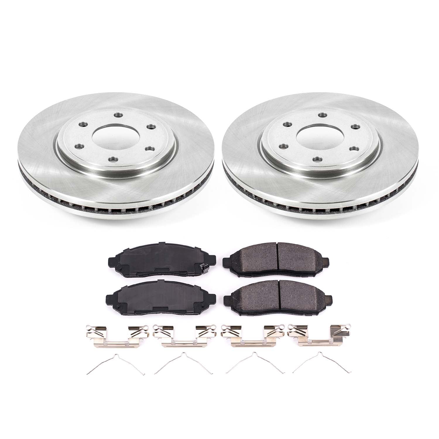 Ultimate Brakes Front Ceramic Brake Pad and Rotor Kit with Hardware ...