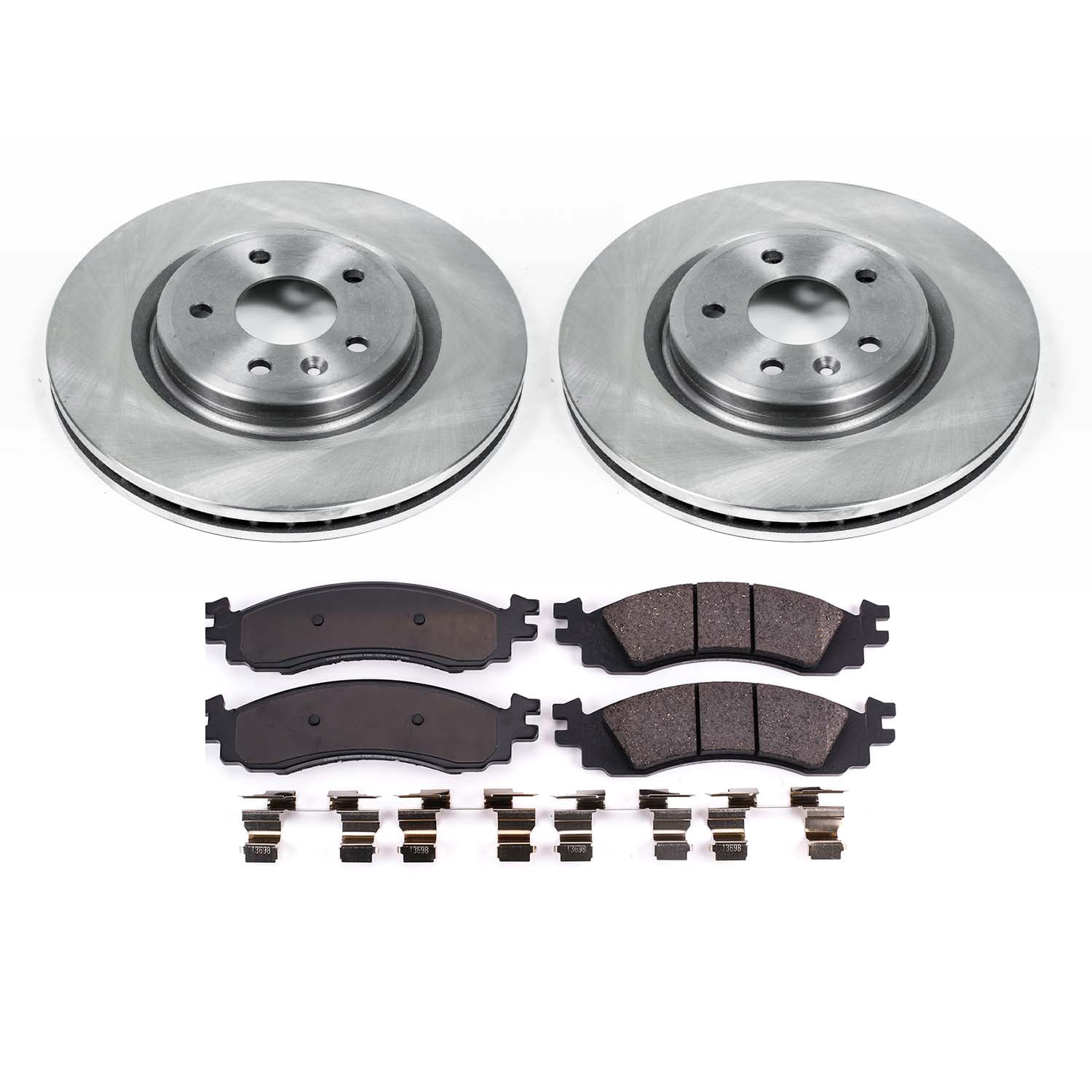 Ultimate Brakes Front Ceramic Brake Pad and Rotor Kit with Hardware ...