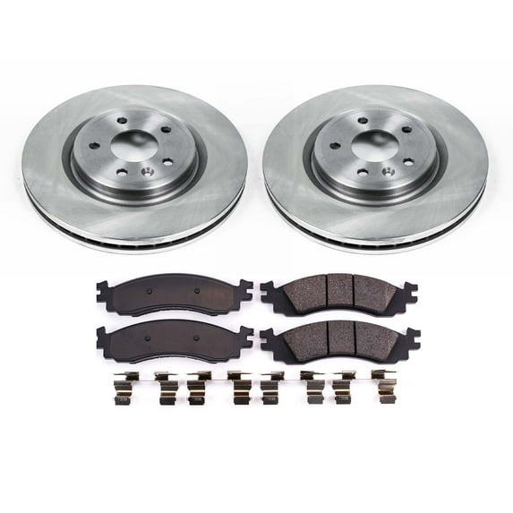 Ultimate Brakes Front Ceramic Brake Pad and Rotor Kit with Hardware ...