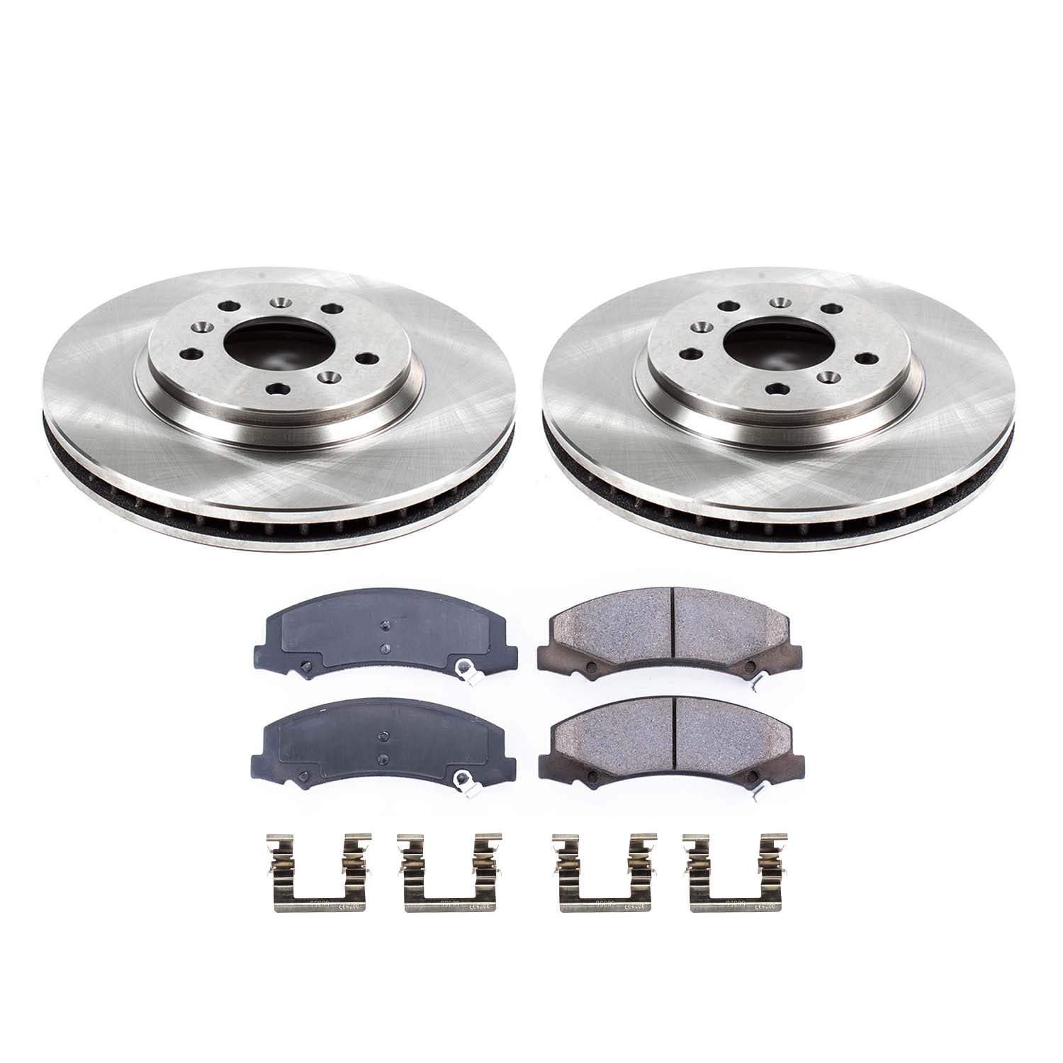 Ultimate Brakes Front Ceramic Brake Pad and Rotor Kit with Hardware ...