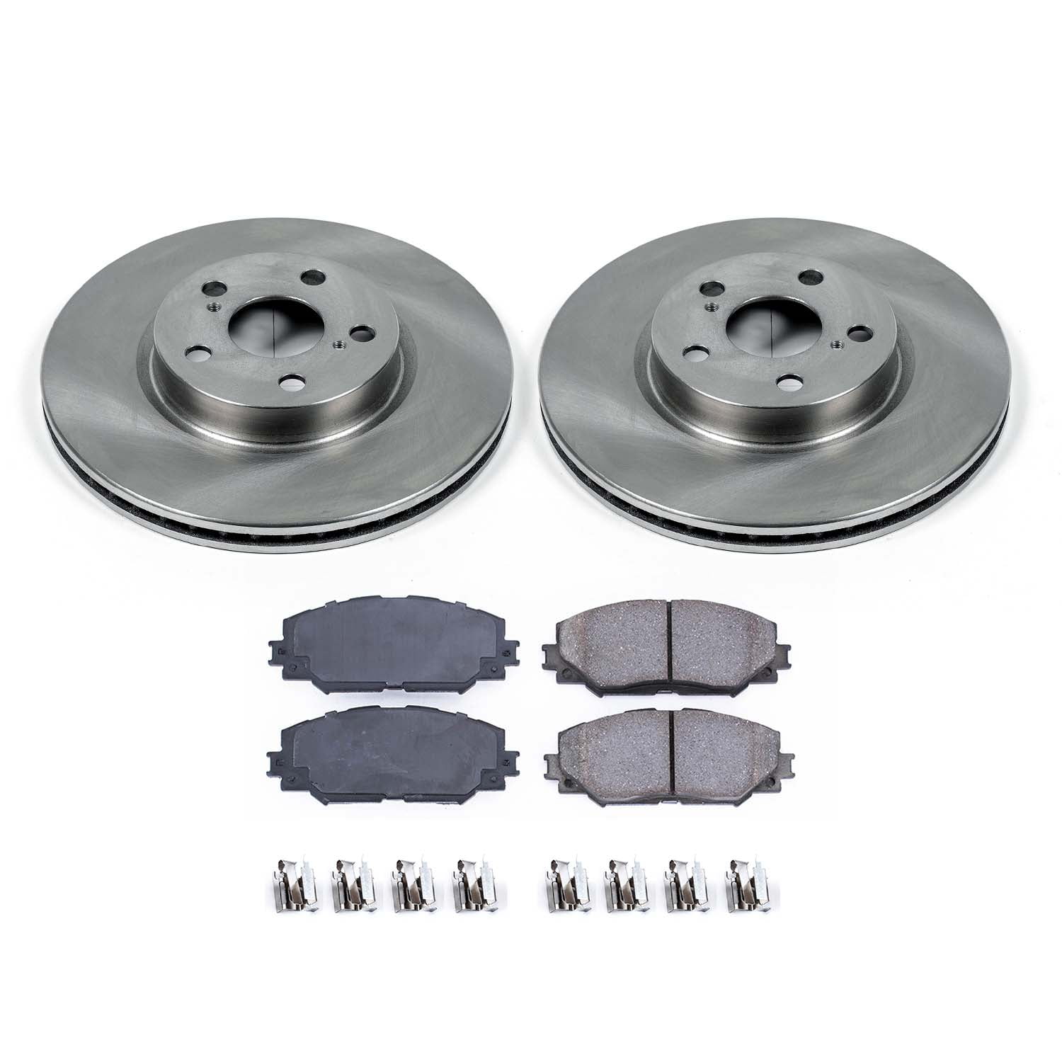 Ultimate Brakes Front Ceramic Brake Pad and Rotor Kit with Hardware ...