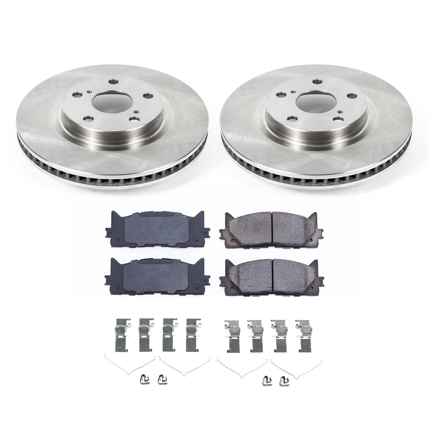 Ultimate Brakes Front Ceramic Brake Pad and Rotor Kit with Hardware ...