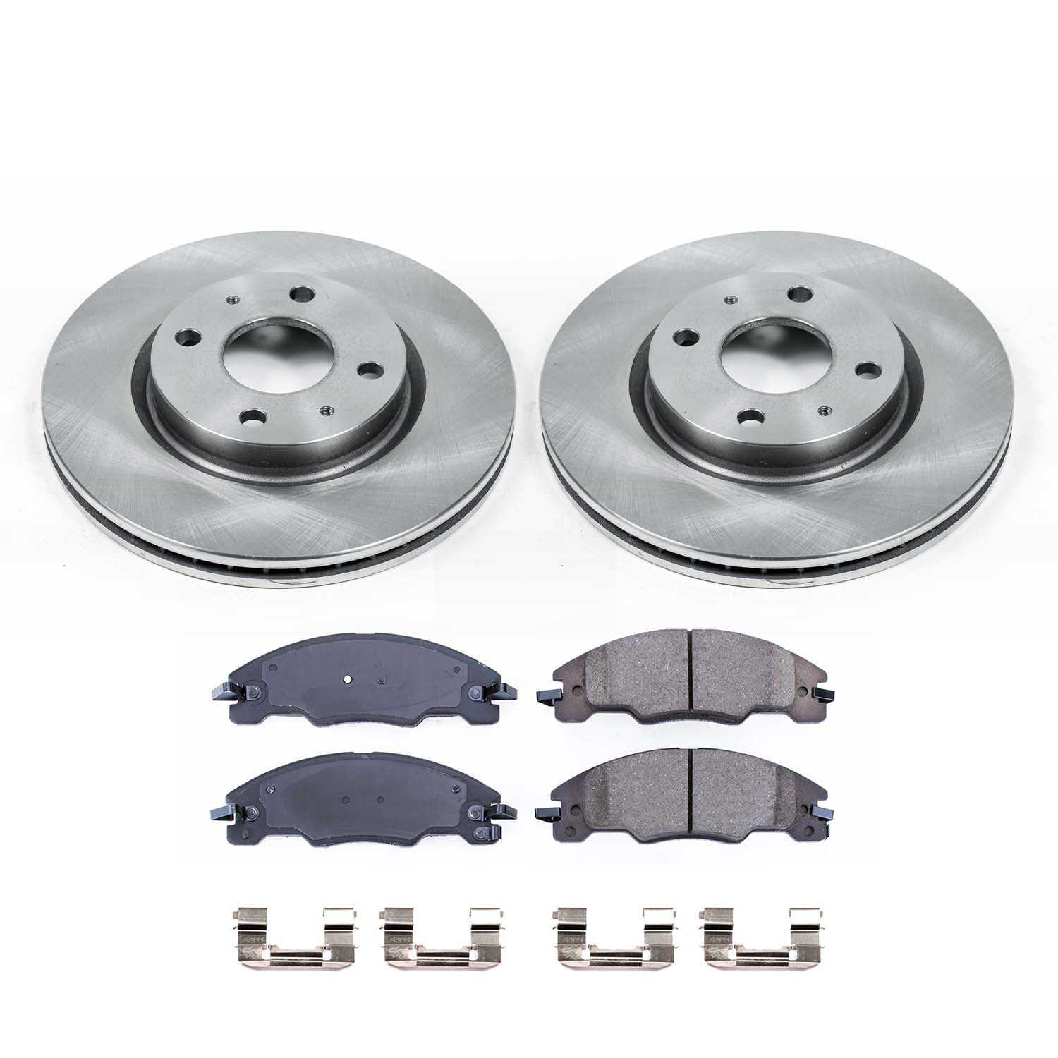 Ultimate Brakes Front Ceramic Brake Pad and Rotor Kit with Hardware ...