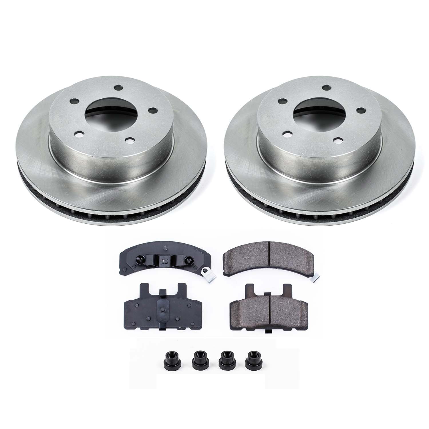 Ultimate Brakes Front Ceramic Brake Pad and Rotor Kit with Hardware ...