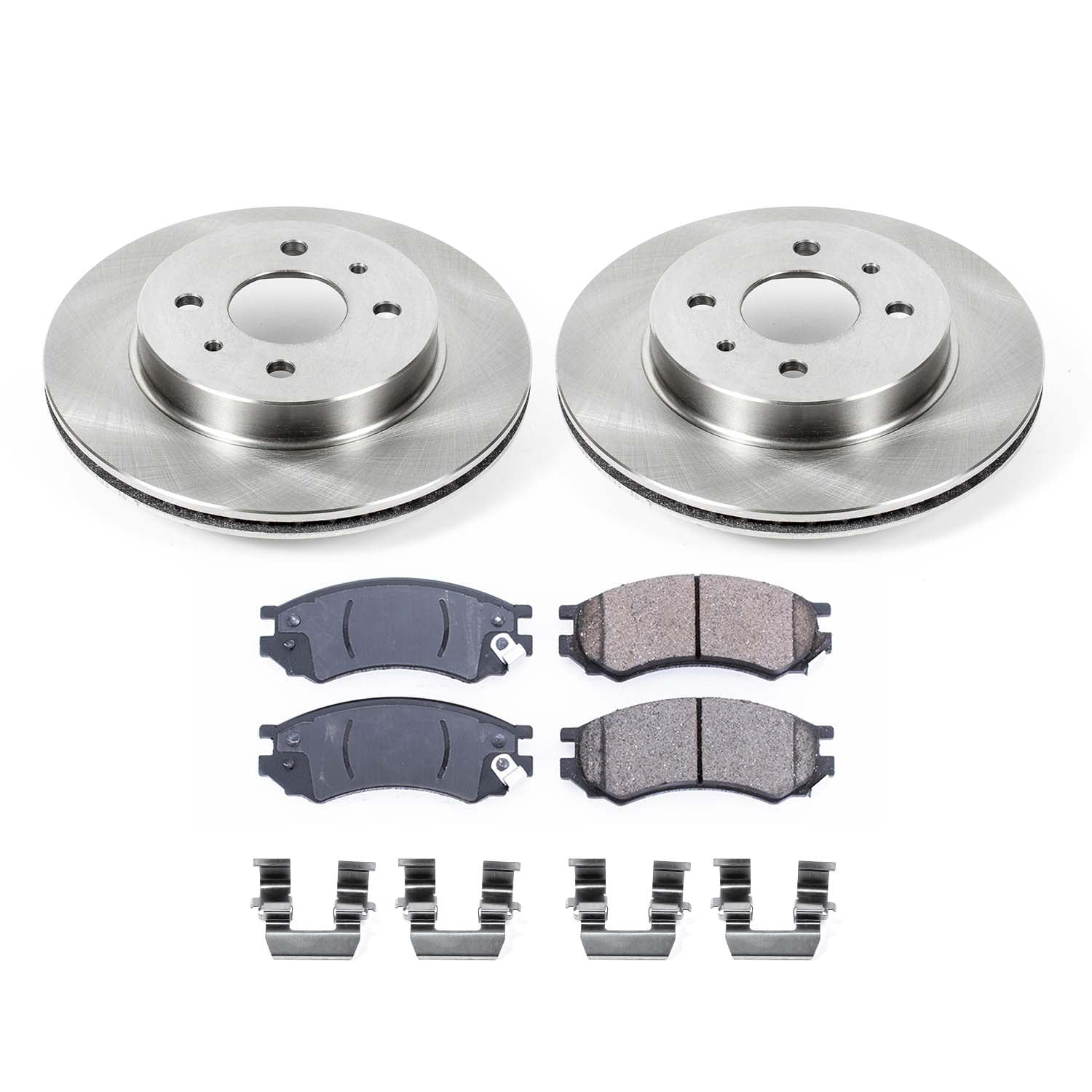 Ultimate Brakes Front Ceramic Brake Pad and Rotor Kit with Hardware ...