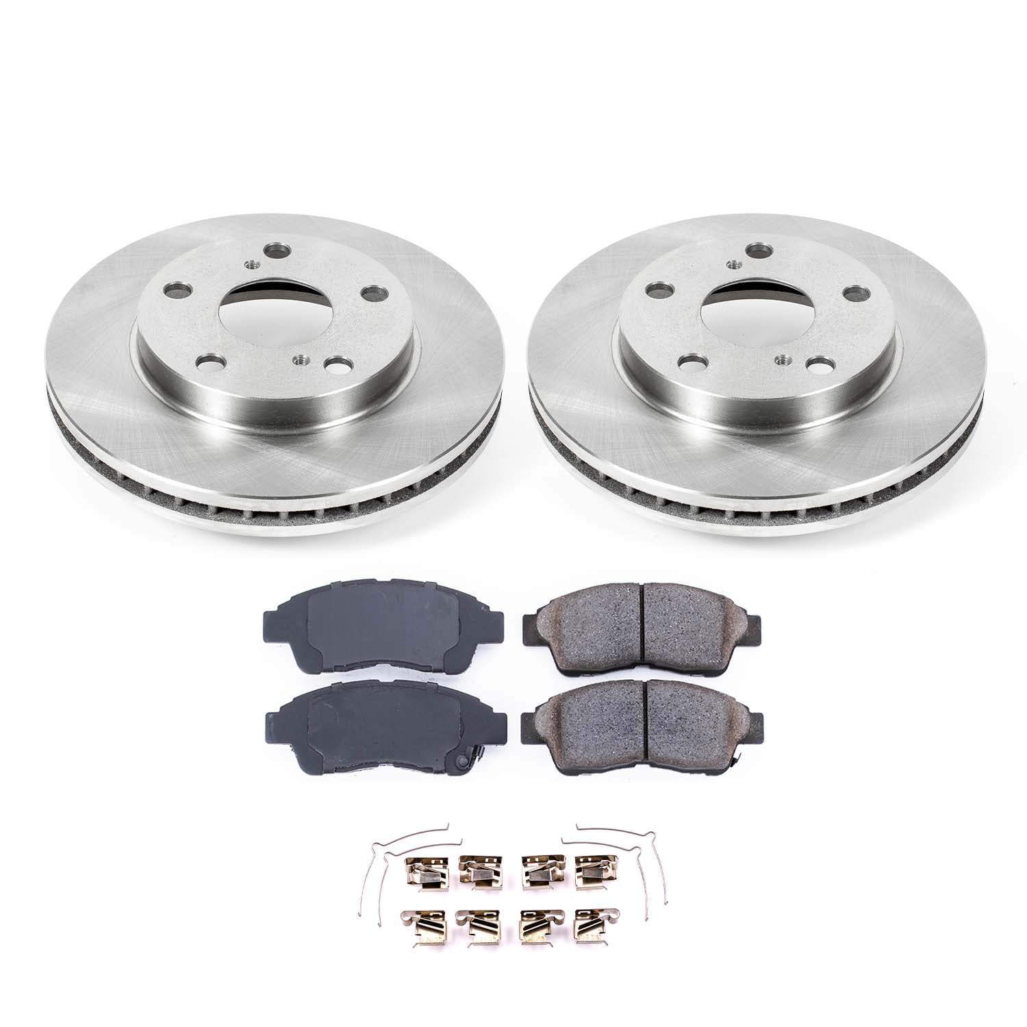 Brakes Front Ceramic Brake Pad & Rotor Kit - Fits Toyota Camry ...