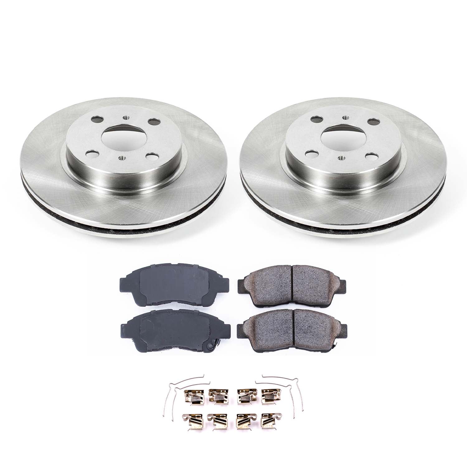 Ultimate Brakes Front Ceramic Brake Pad and Rotor Kit with Hardware ...