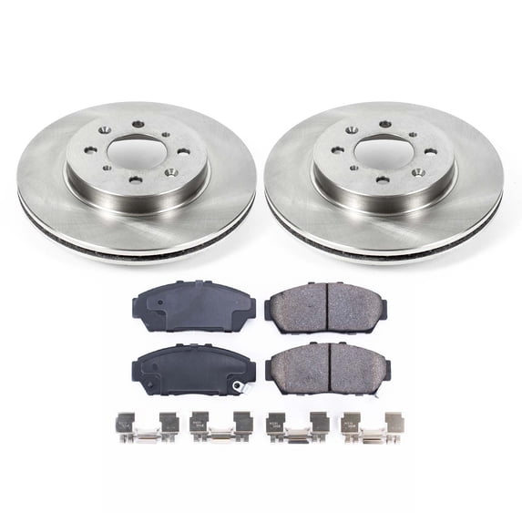 Ultimate Brakes Front Ceramic Brake Pad and Rotor Kit with Hardware ...