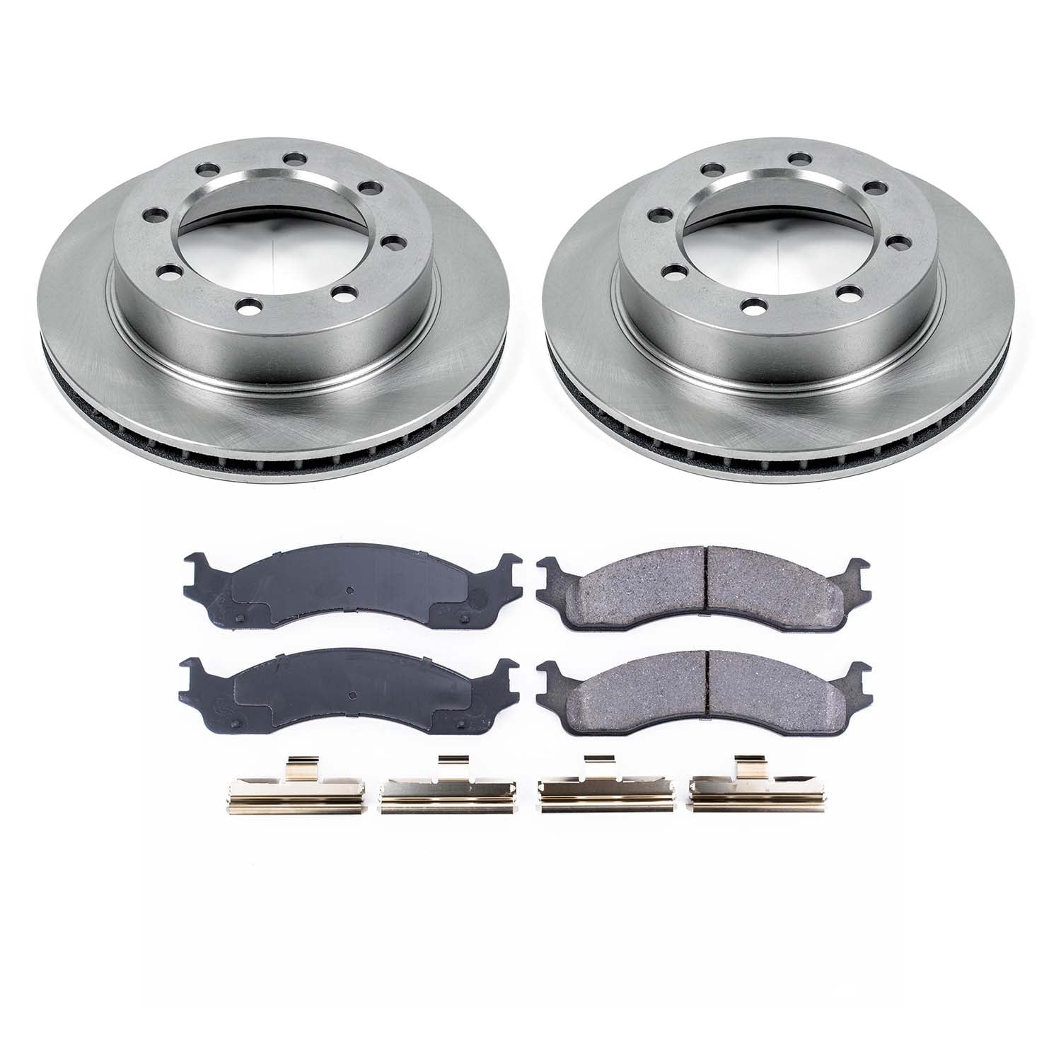 Ultimate Brakes Front Ceramic Brake Pad and Rotor Kit with Hardware ...