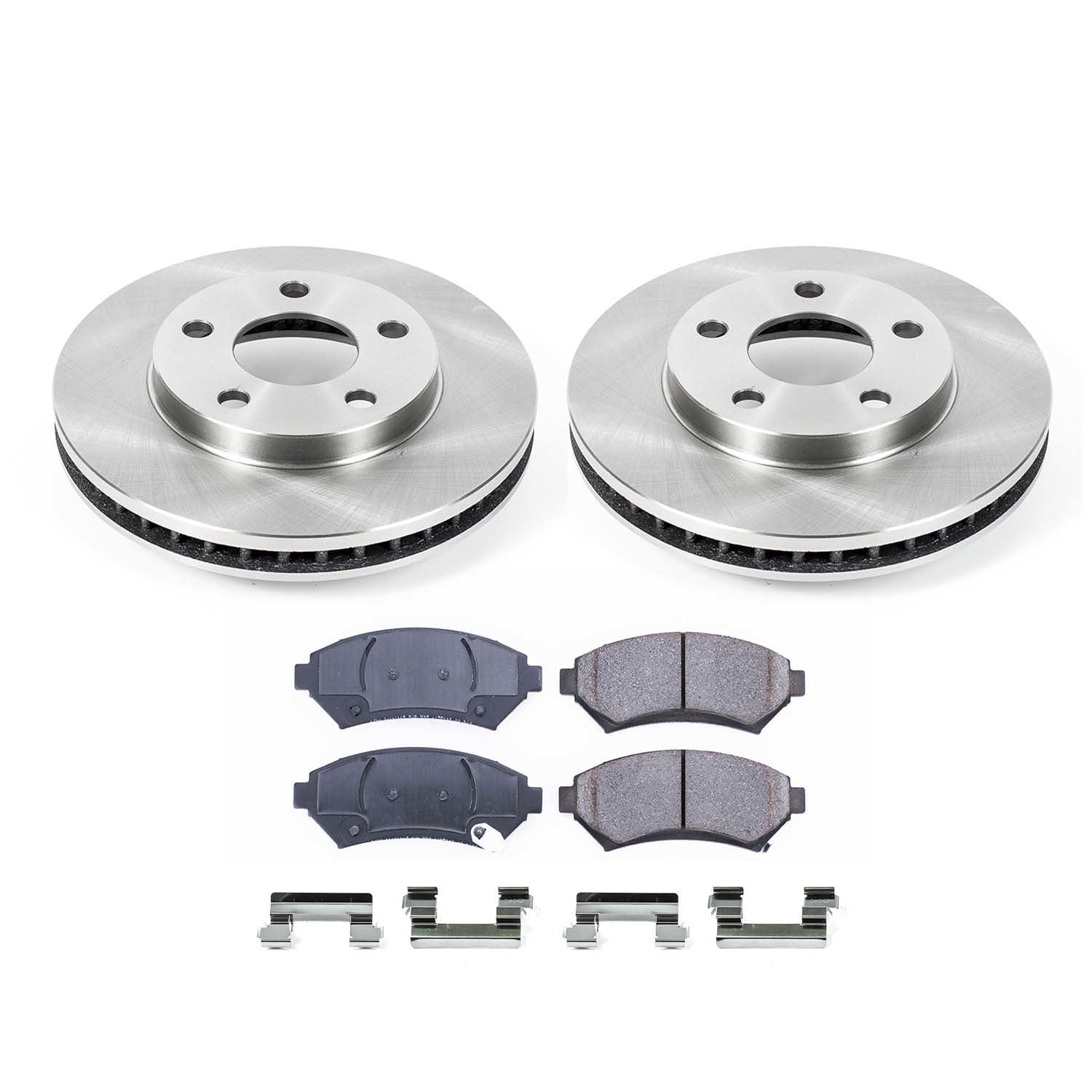 Ultimate Brakes Front Ceramic Brake Pad and Rotor Kit with Hardware ...