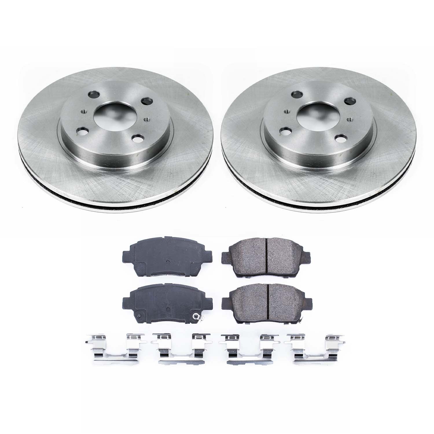 Ultimate Brakes Front Ceramic Brake Pad and Rotor Kit with Hardware ...