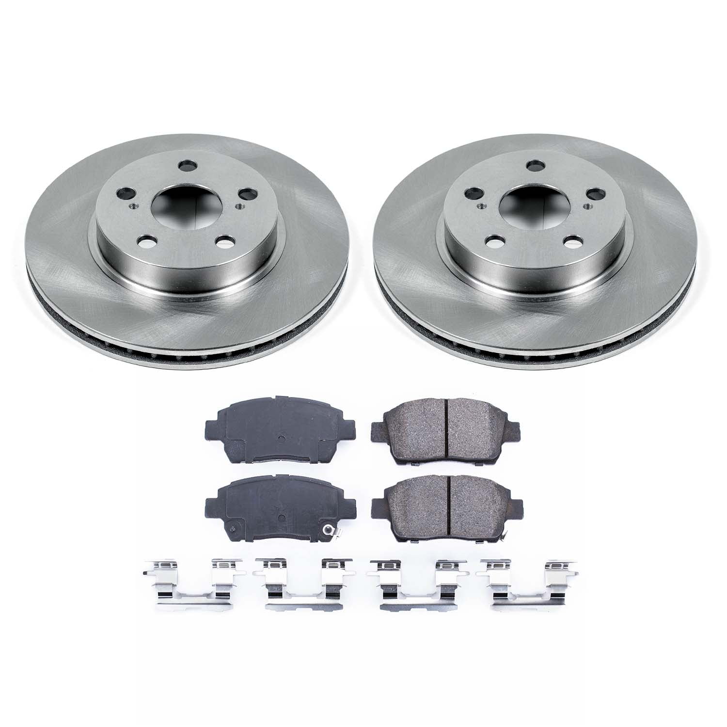 Ultimate Brakes Front Ceramic Brake Pad and Rotor Kit with Hardware ...