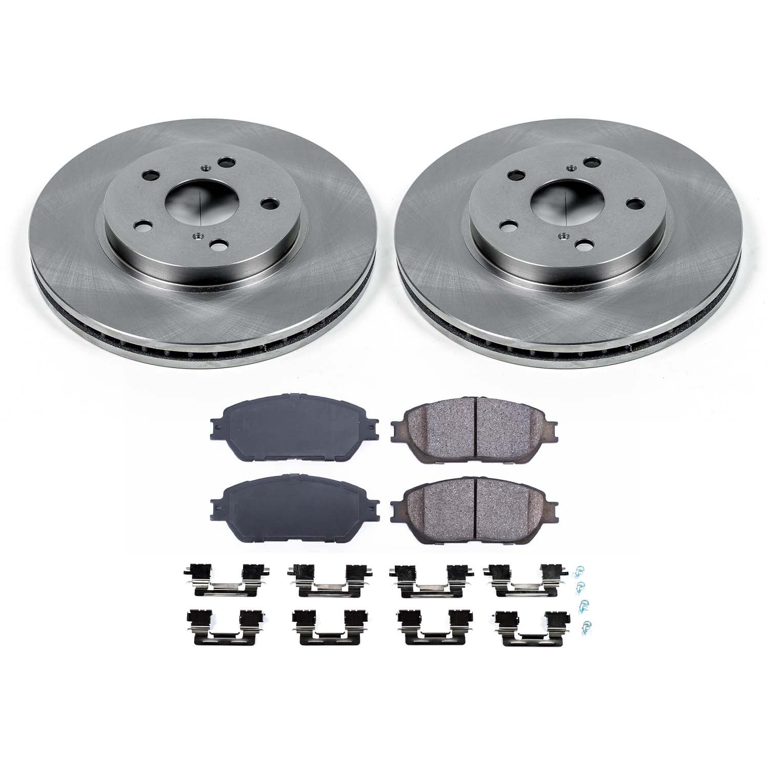 Ultimate Brakes Front Ceramic Brake Pad and Rotor Kit with Hardware ...
