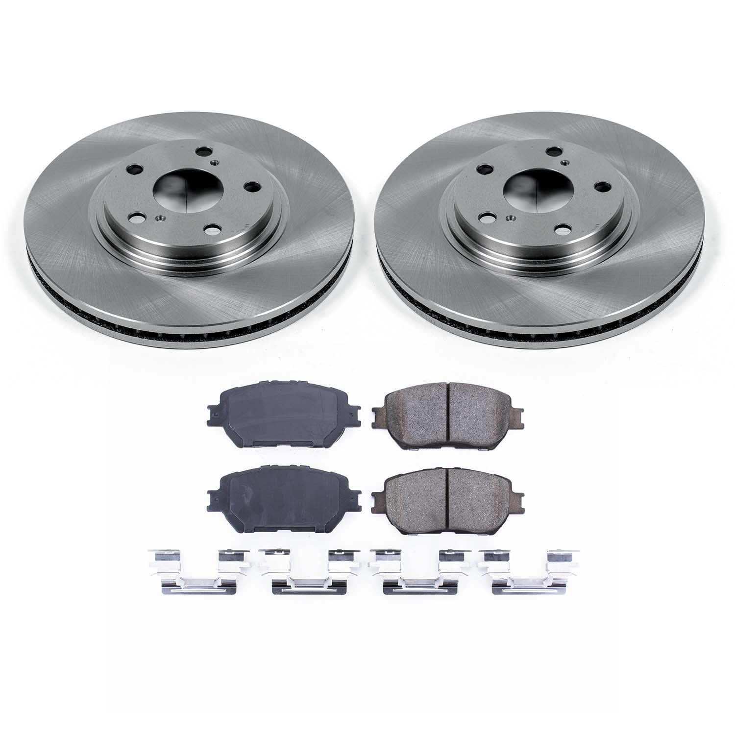 Ultimate Brakes Front Ceramic Brake Pad and Rotor Kit with Hardware ...