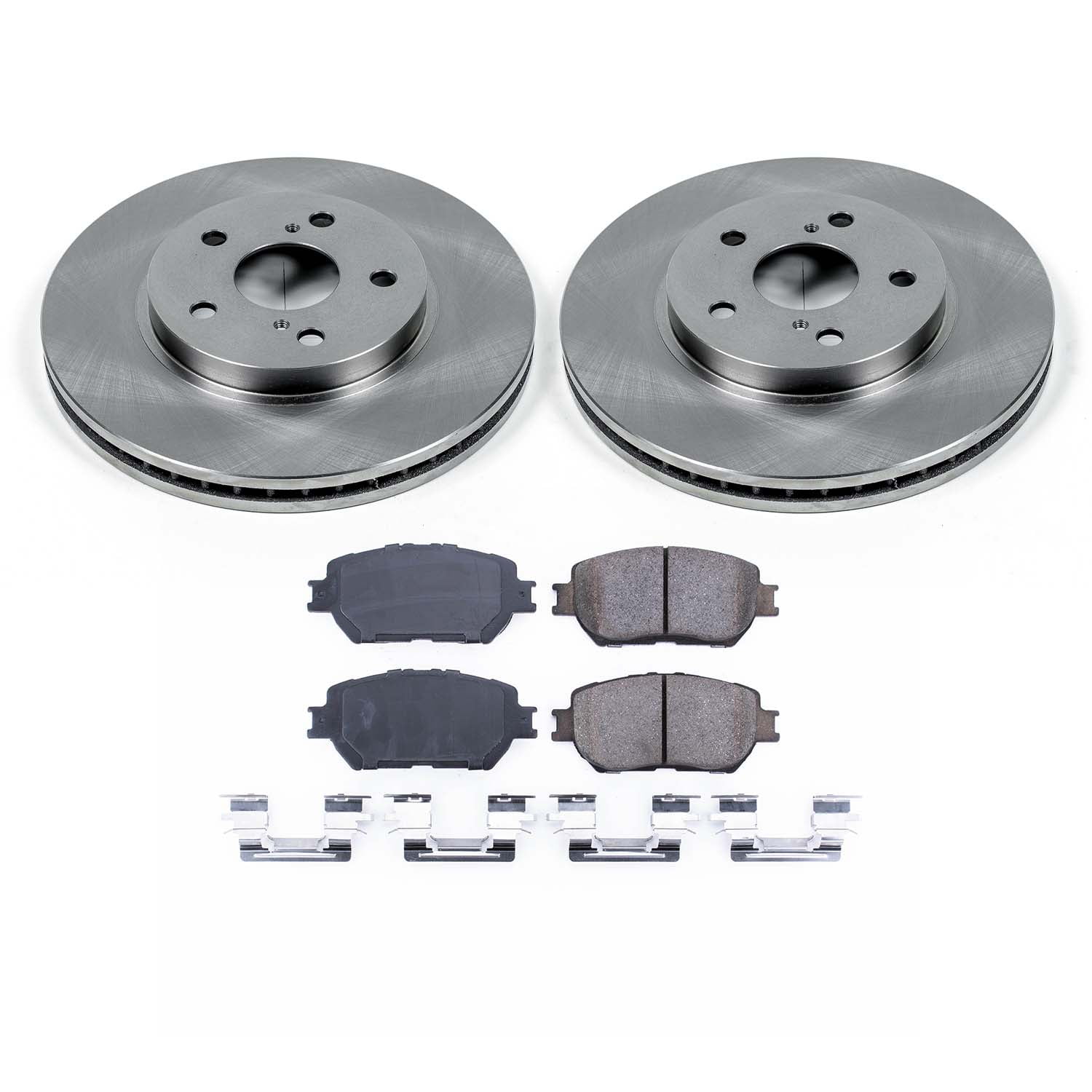 Ultimate Brakes Front Ceramic Brake Pad and Rotor Kit with Hardware ...