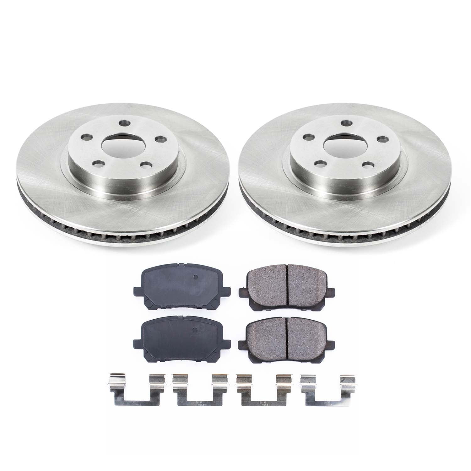 Ultimate Brakes Front Ceramic Brake Pad and Rotor Kit with Hardware ...