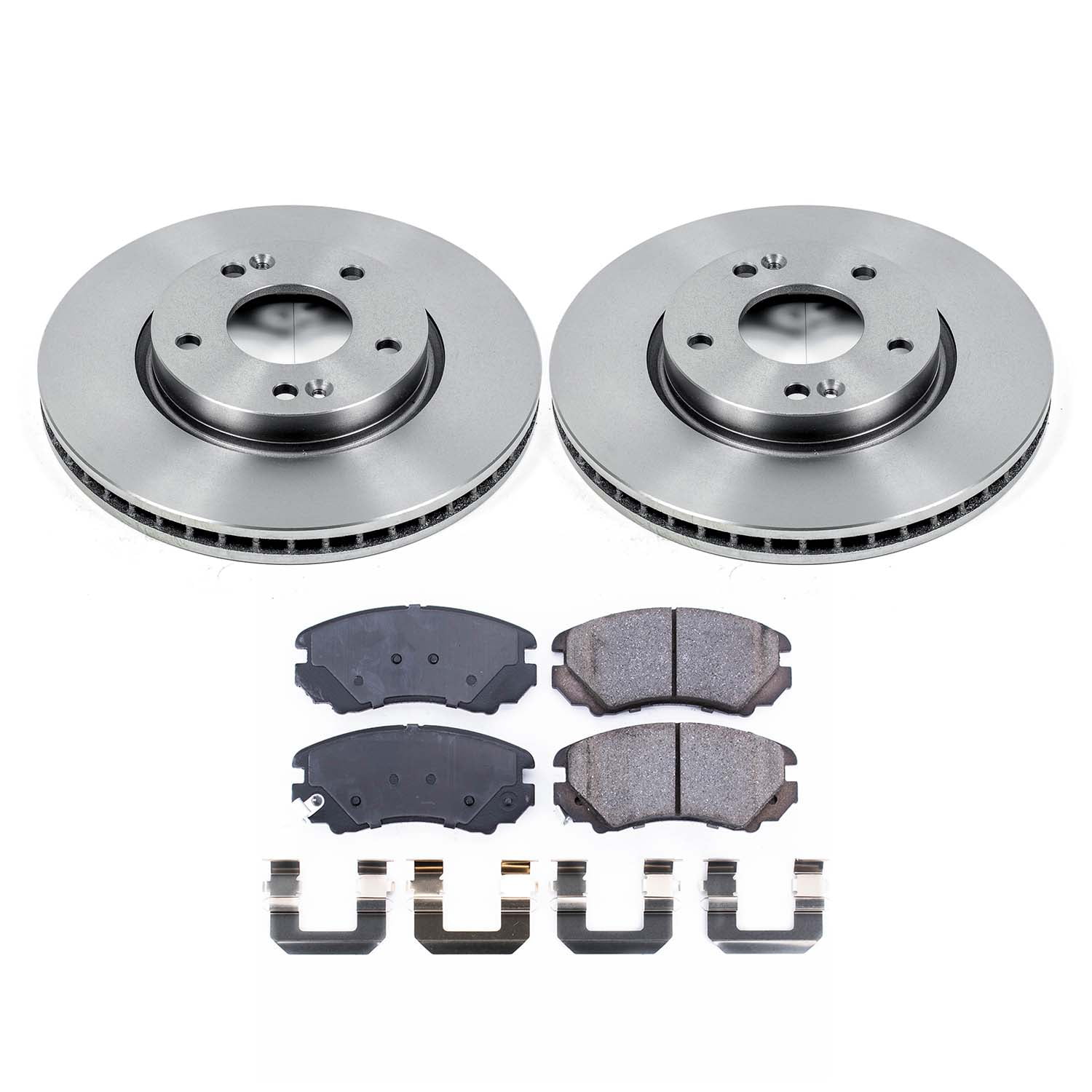 Ultimate Brakes Front Ceramic Brake Pad and Rotor Kit with Hardware ...