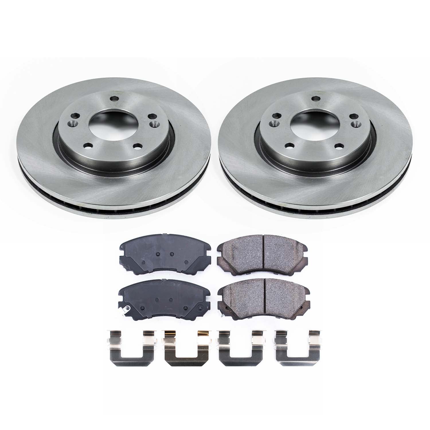 Ultimate Brakes Front Ceramic Brake Pad and Rotor Kit with Hardware ...