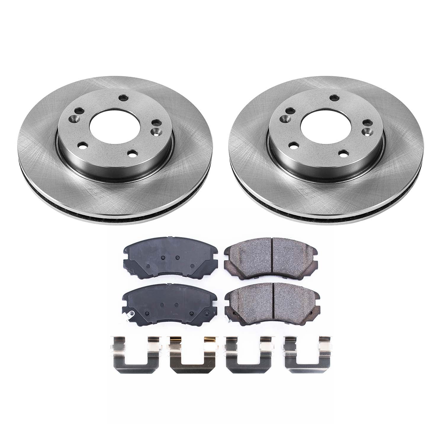 Ultimate Brakes Front Ceramic Brake Pad and Rotor Kit with Hardware ...