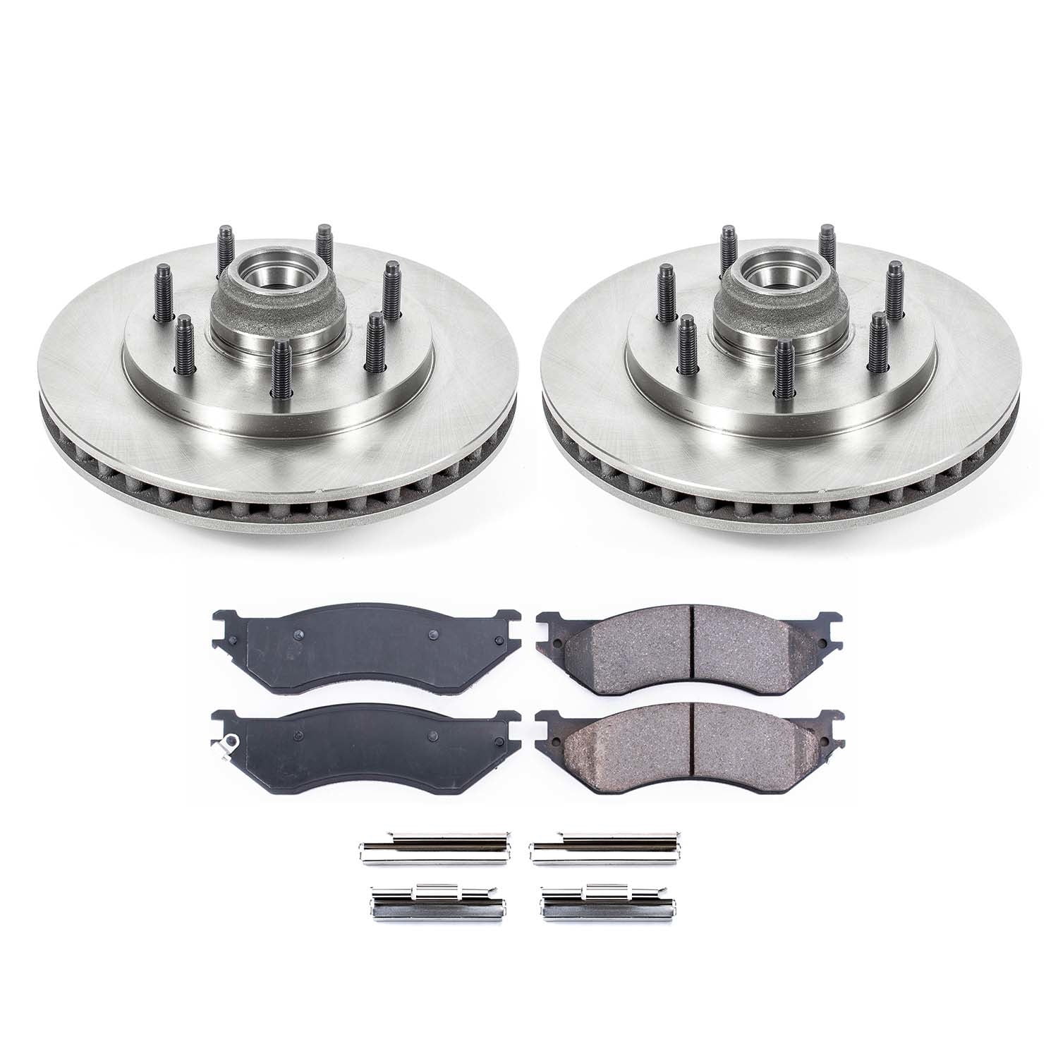 Ultimate Brakes Front Ceramic Brake Pad and Rotor Kit with Hardware ...