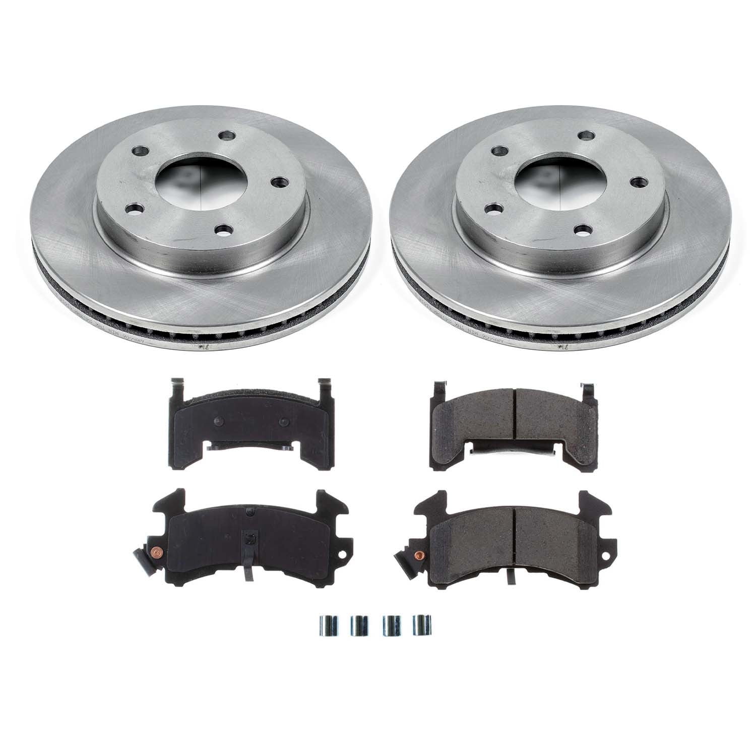 Ultimate Brakes Front/Rear Ceramic Brake Pad and Rotor Kit with ...