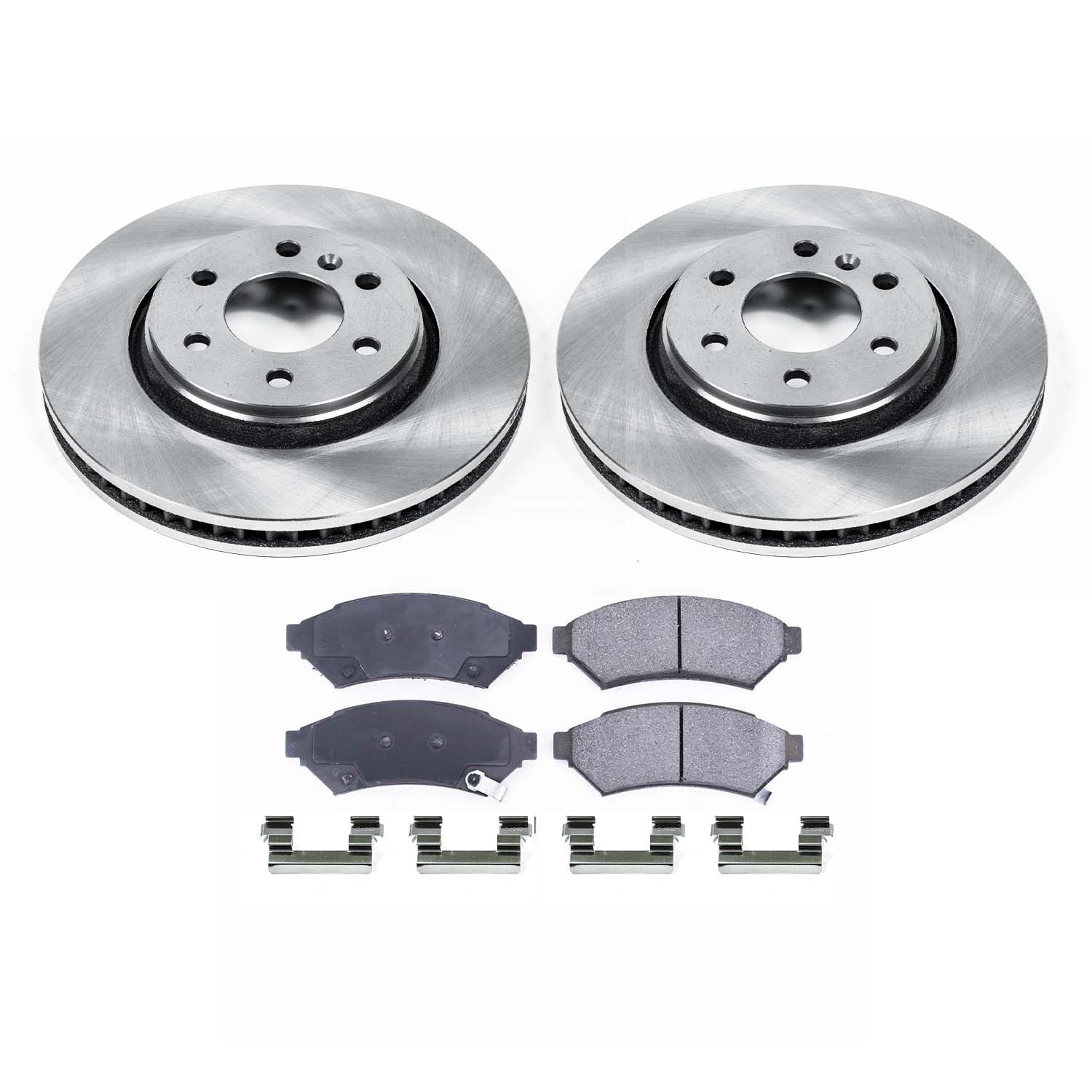 Ultimate Brakes Front Semi-Metallic Brake Pad and Rotor Kit with ...