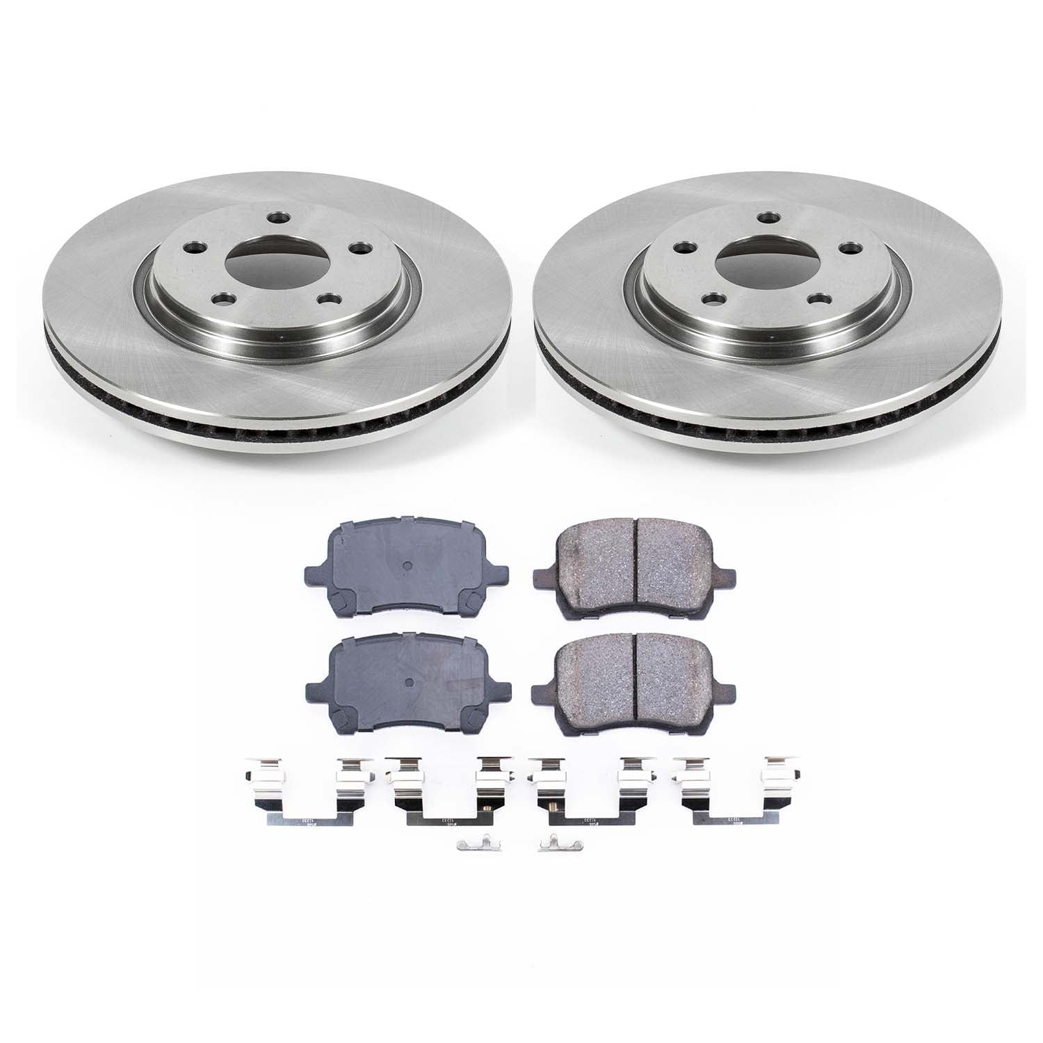 Ultimate Brakes Front Semi-Metallic Brake Pad and Rotor Kit with ...