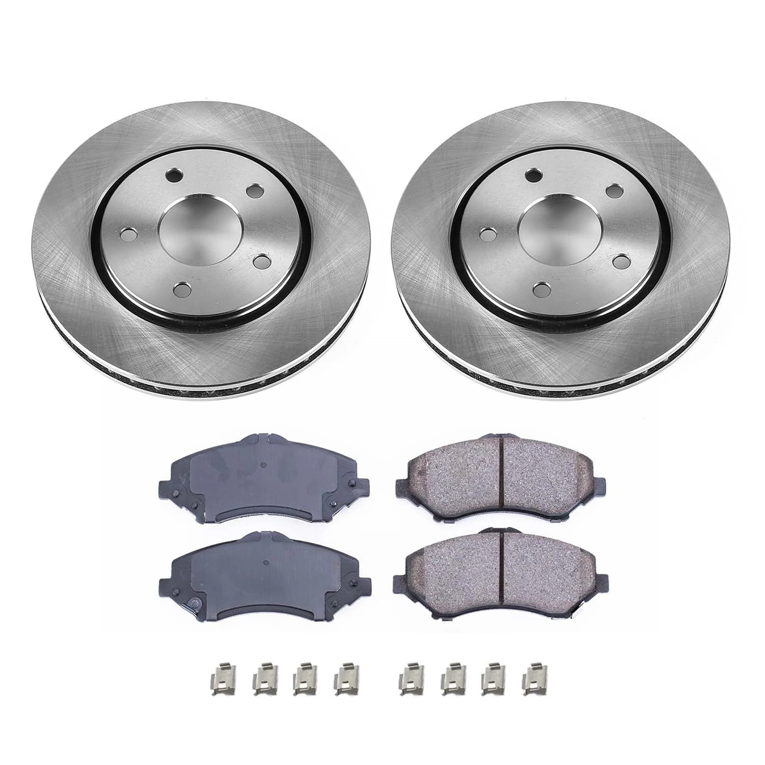 Ultimate Brakes Front Semi-Metallic Brake Pad and Rotor Kit with ...