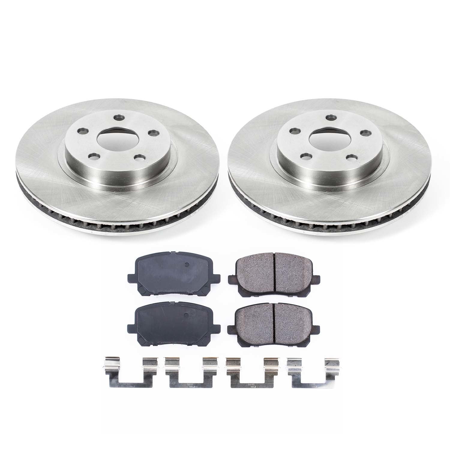 Ultimate Brakes Front Semi-Metallic Brake Pad and Rotor Kit with ...