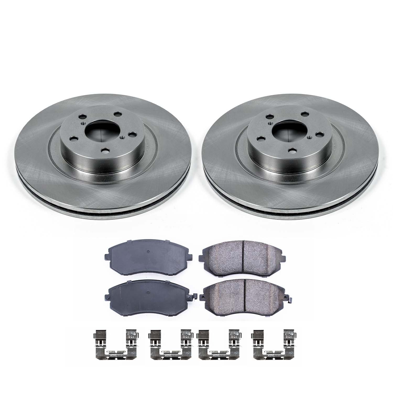Ultimate Brakes Front Semi-Metallic Brake Pad and Rotor Kit with ...