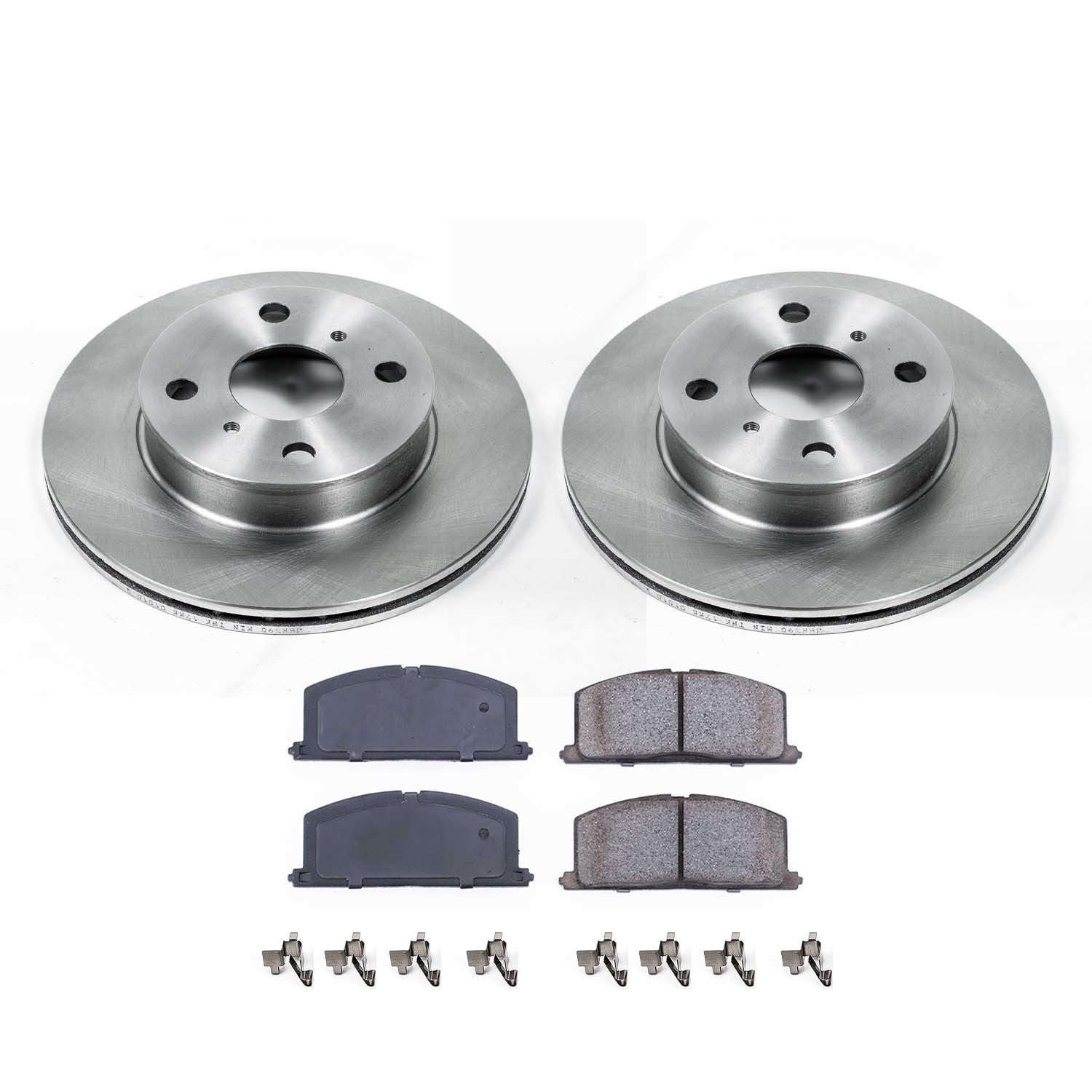 Ultimate Brakes Front Semi-Metallic Brake Pad and Rotor Kit with ...