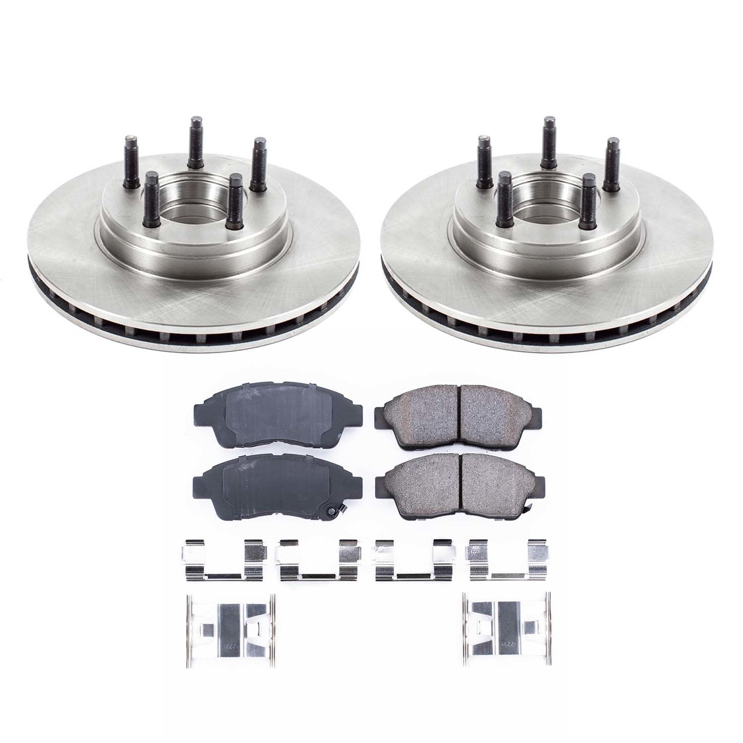 Ultimate Brakes Front Semi-Metallic Brake Pad and Rotor Kit with ...