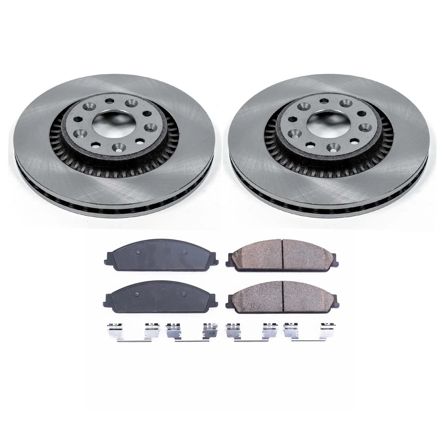 Ultimate Brakes Front and Rear Ceramic Brake Pad and Rotor Kit with ...
