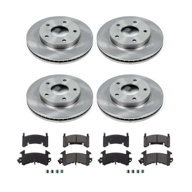 Ultimate Brakes Front and Rear Semi-Metallic Brake Pad and Rotor Kit ...