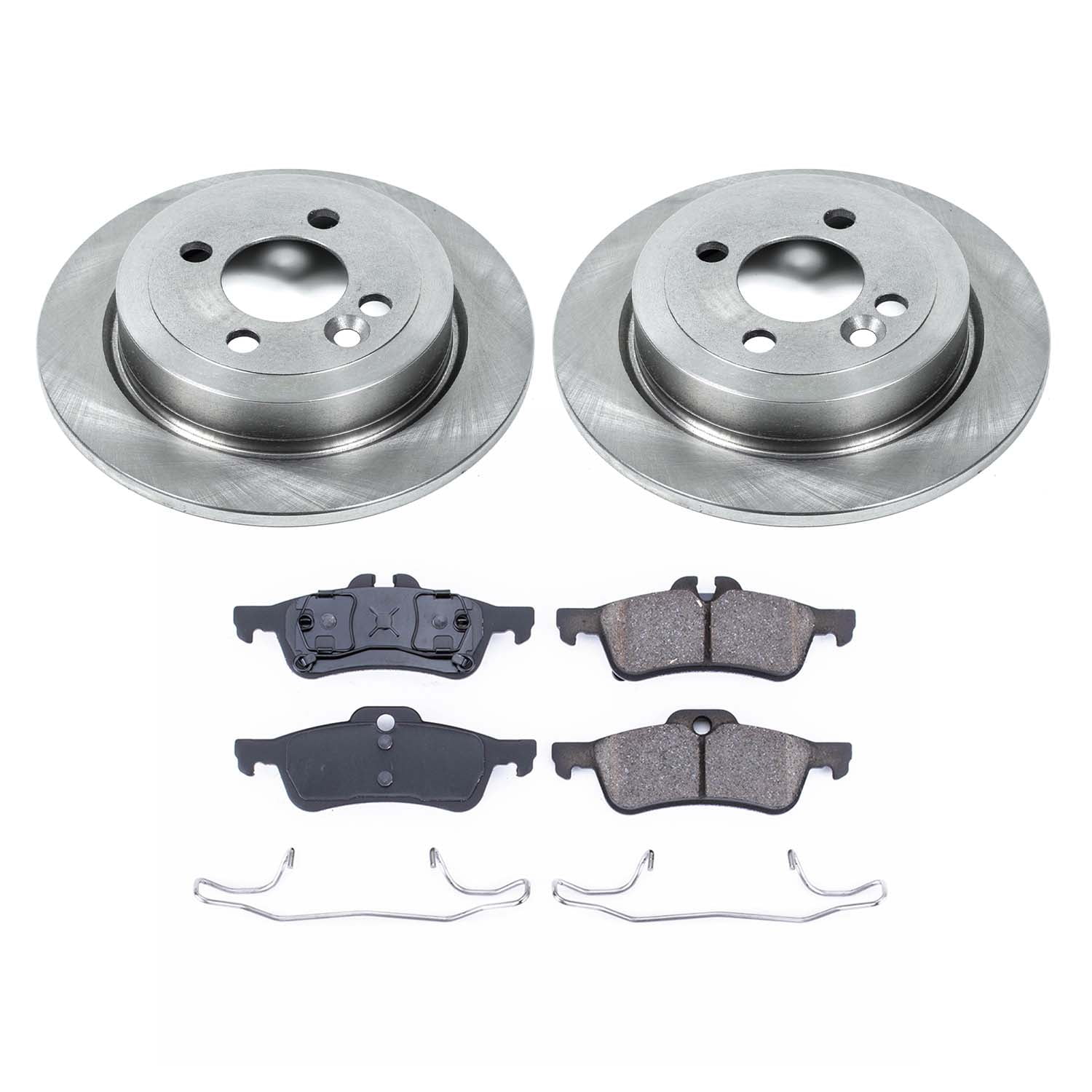 Ultimate Brakes Rear Ceramic Brake Pad and Rotor Kit with Hardware ...
