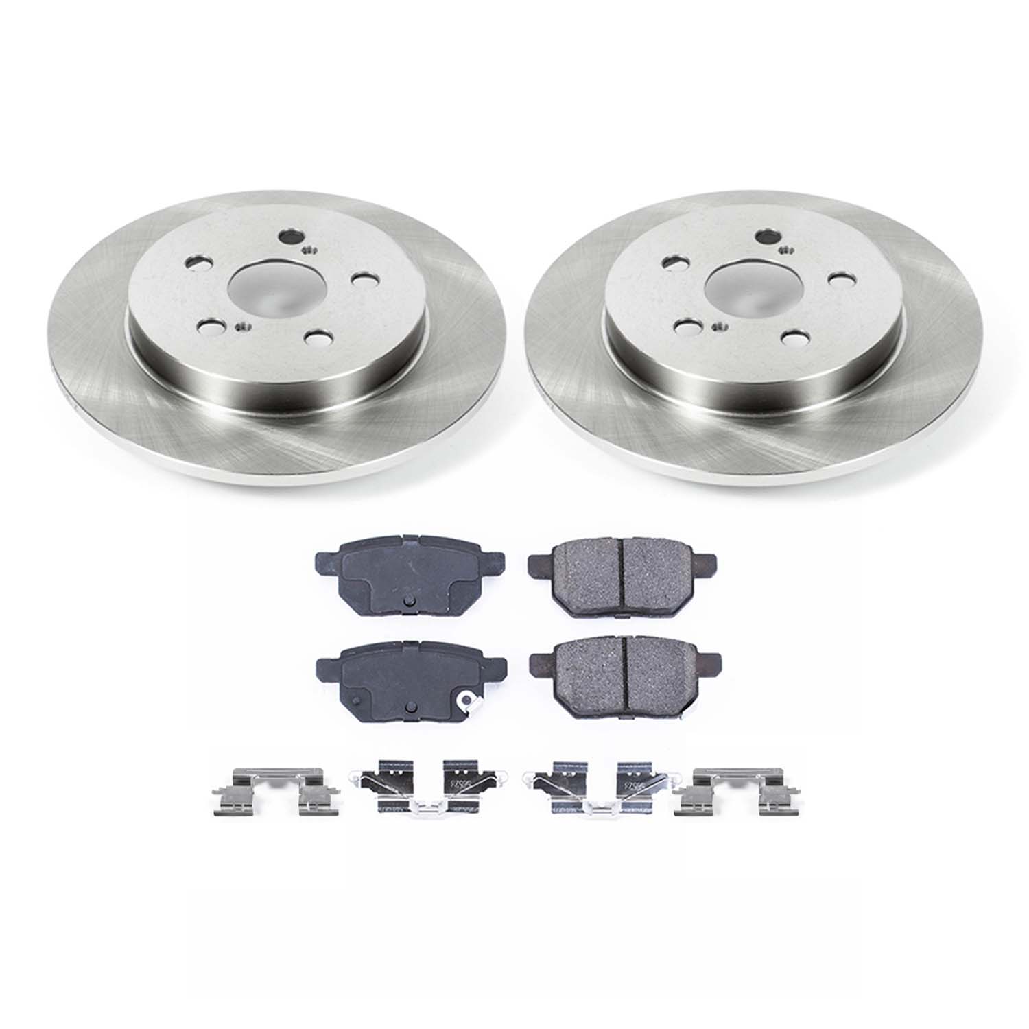 AutoShack Rear Ceramic Brake Pad Kit Driver and Passenger Side ...