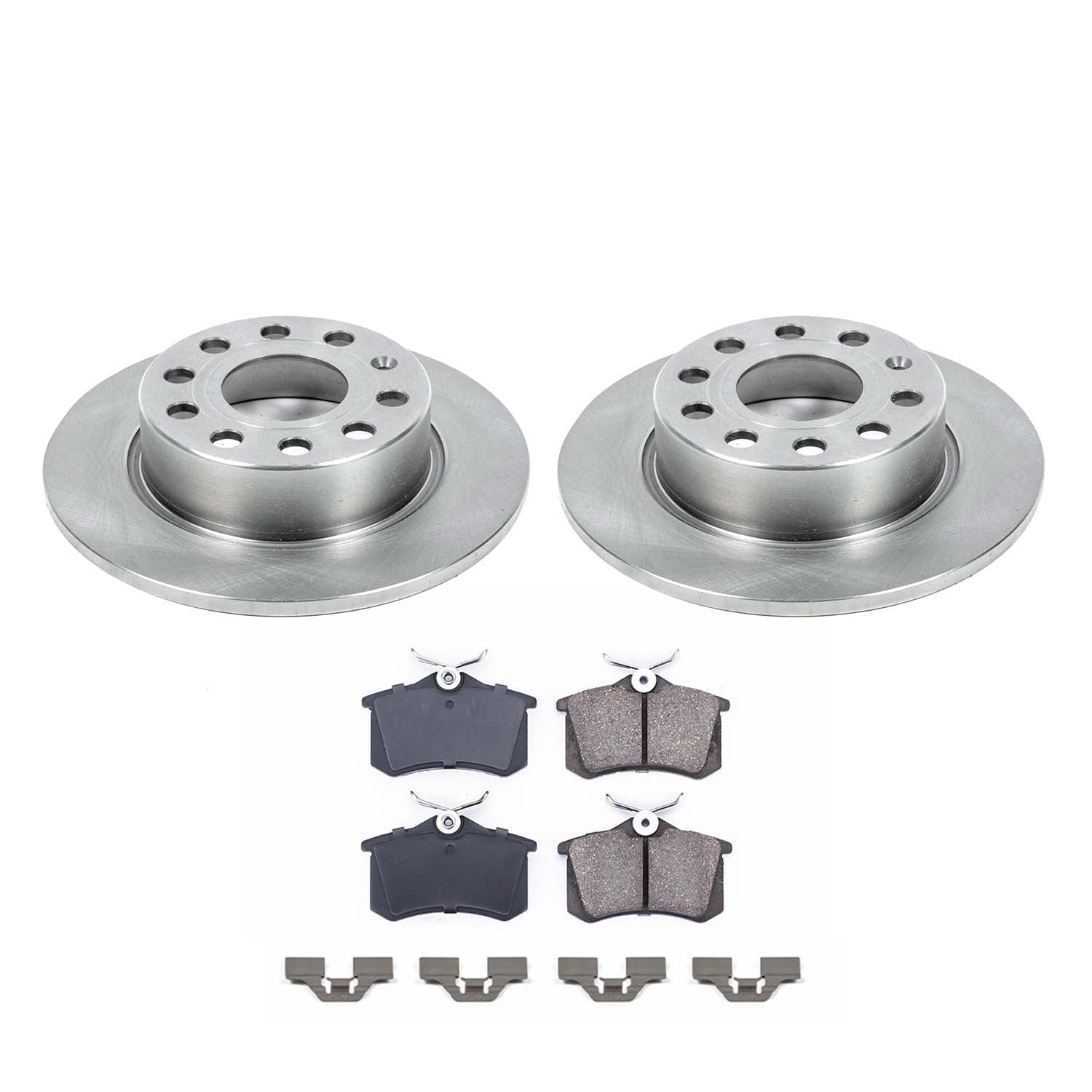 Ultimate Brakes Rear Ceramic Brake Pad and Rotor Kit with Hardware ...