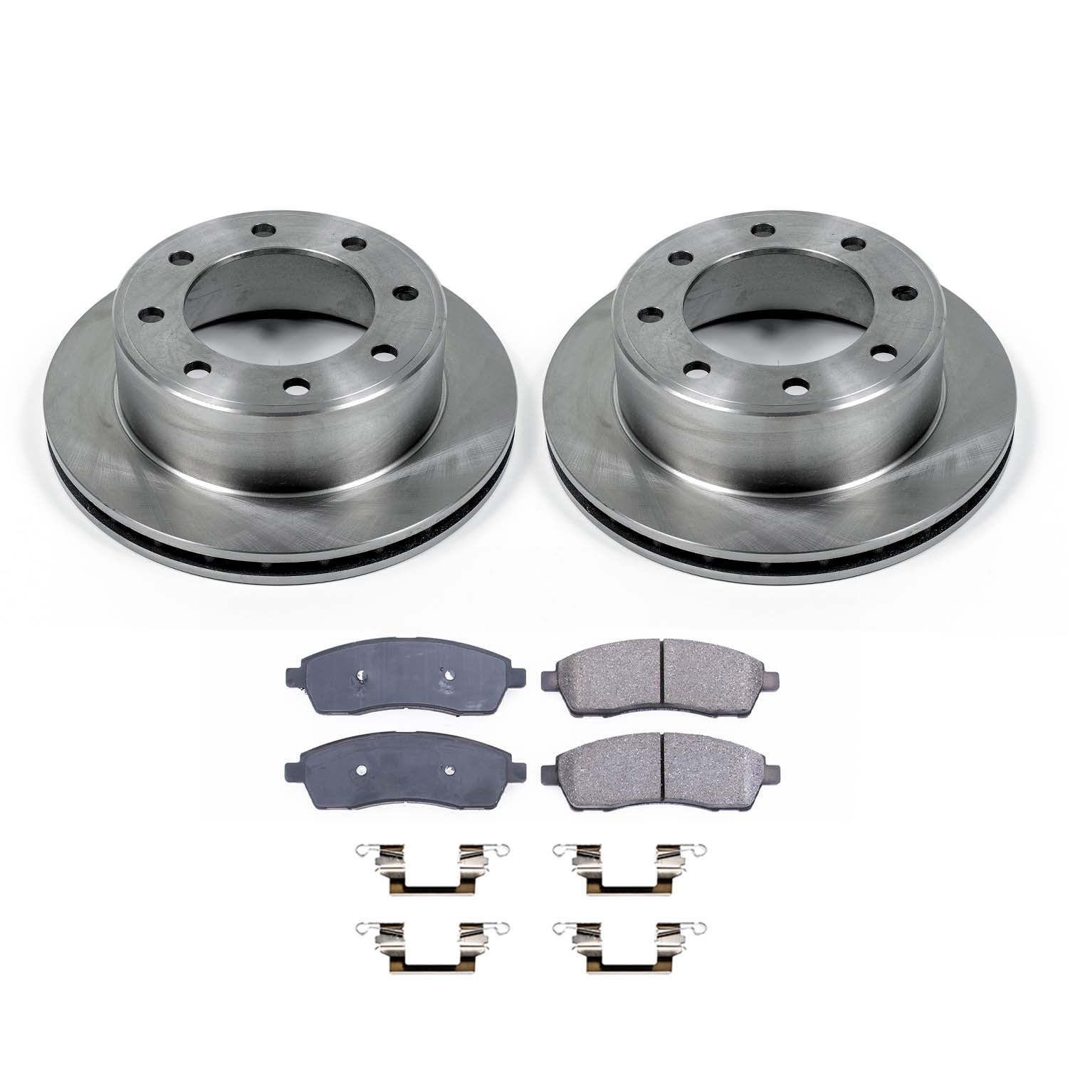 Ultimate Brakes Rear Ceramic Brake Pad and Rotor Kit with Hardware ...