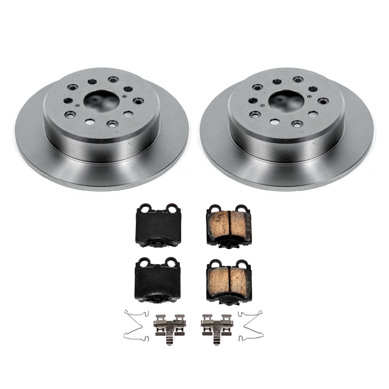 Ultimate Brakes Rear Ceramic Brake Pad and Rotor Kit with Hardware ...