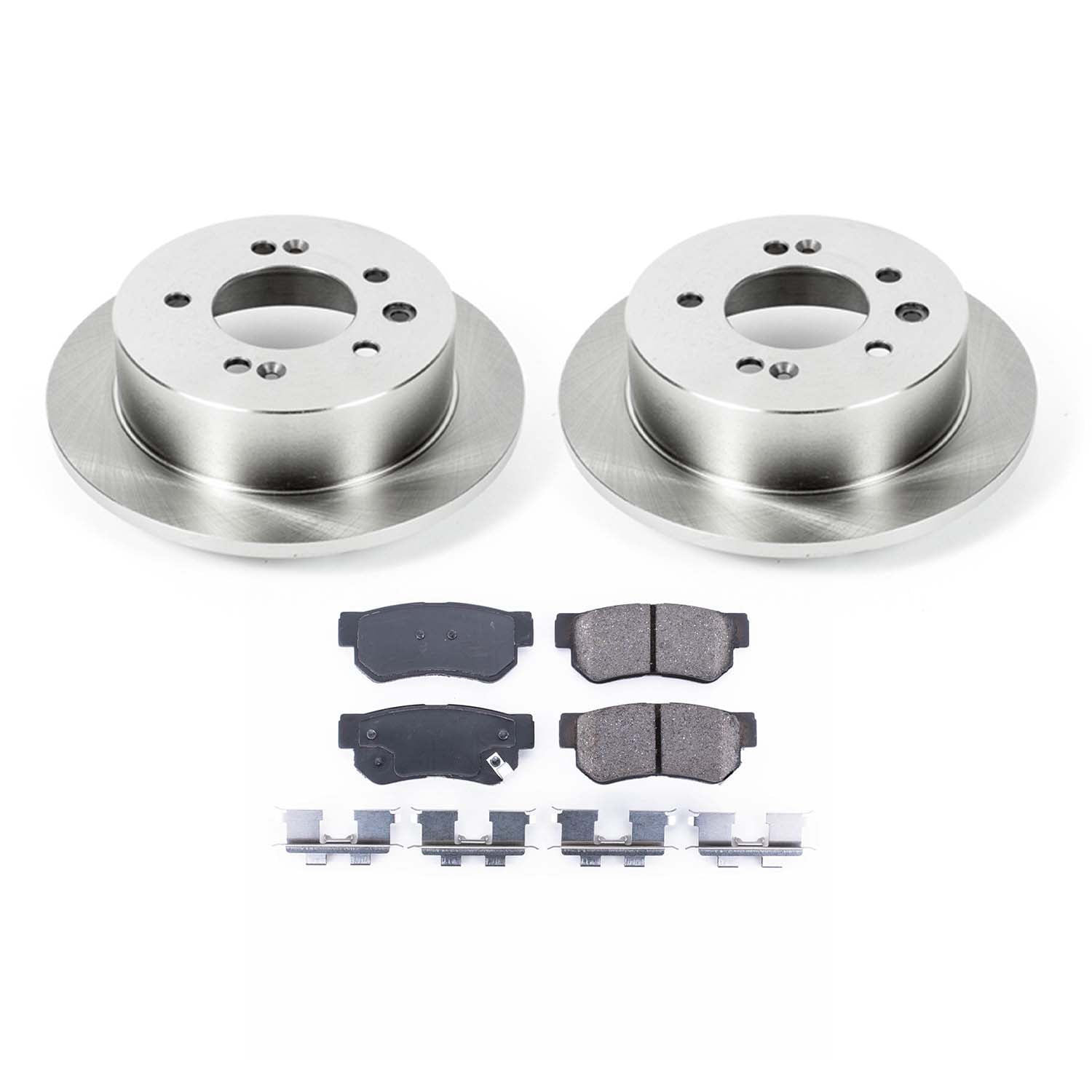 Ultimate Brakes Rear Ceramic Brake Pad and Rotor Kit with Hardware ...