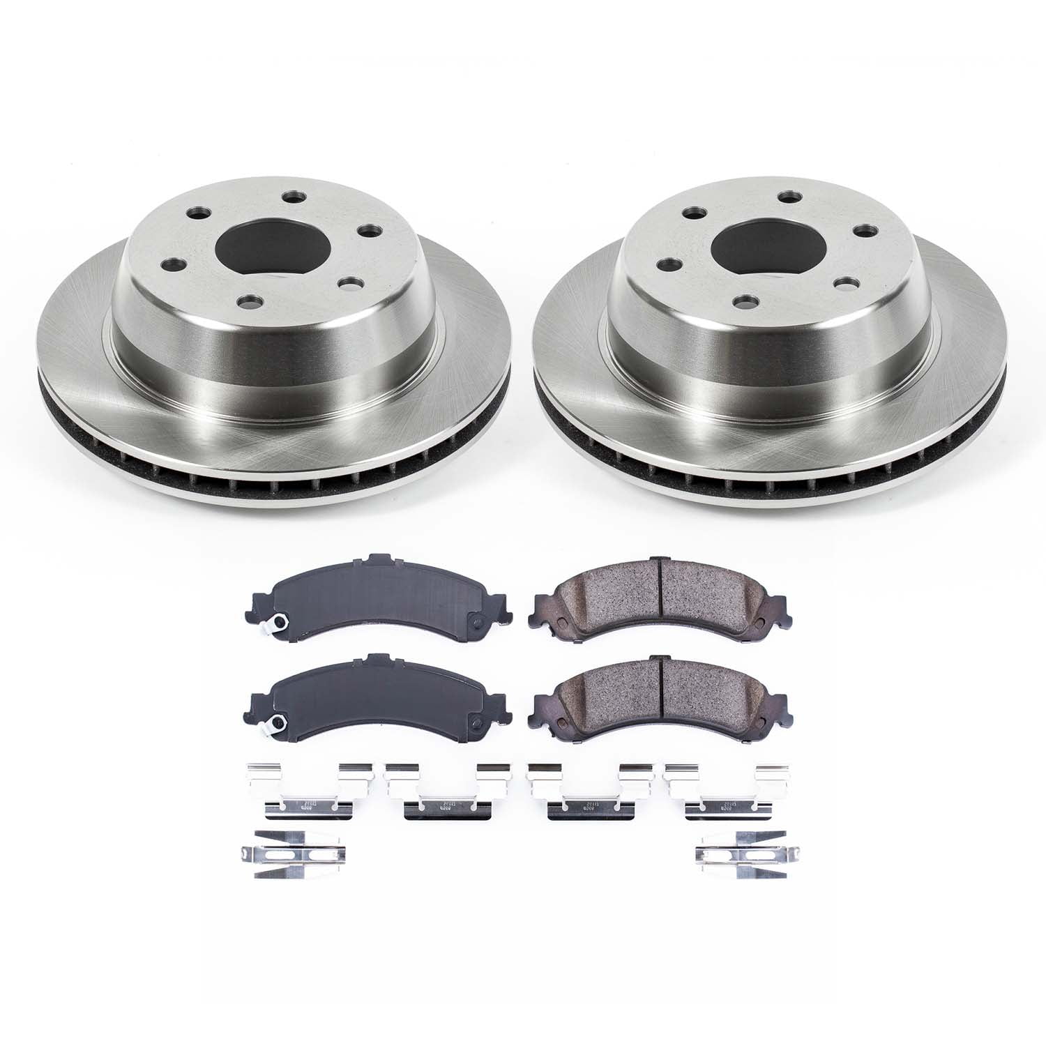 Ultimate Brakes Rear Ceramic Brake Pad and Rotor Kit with Hardware ...