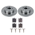 Ultimate Brakes Rear Ceramic Brake Pad and Rotor Kit with Hardware ...
