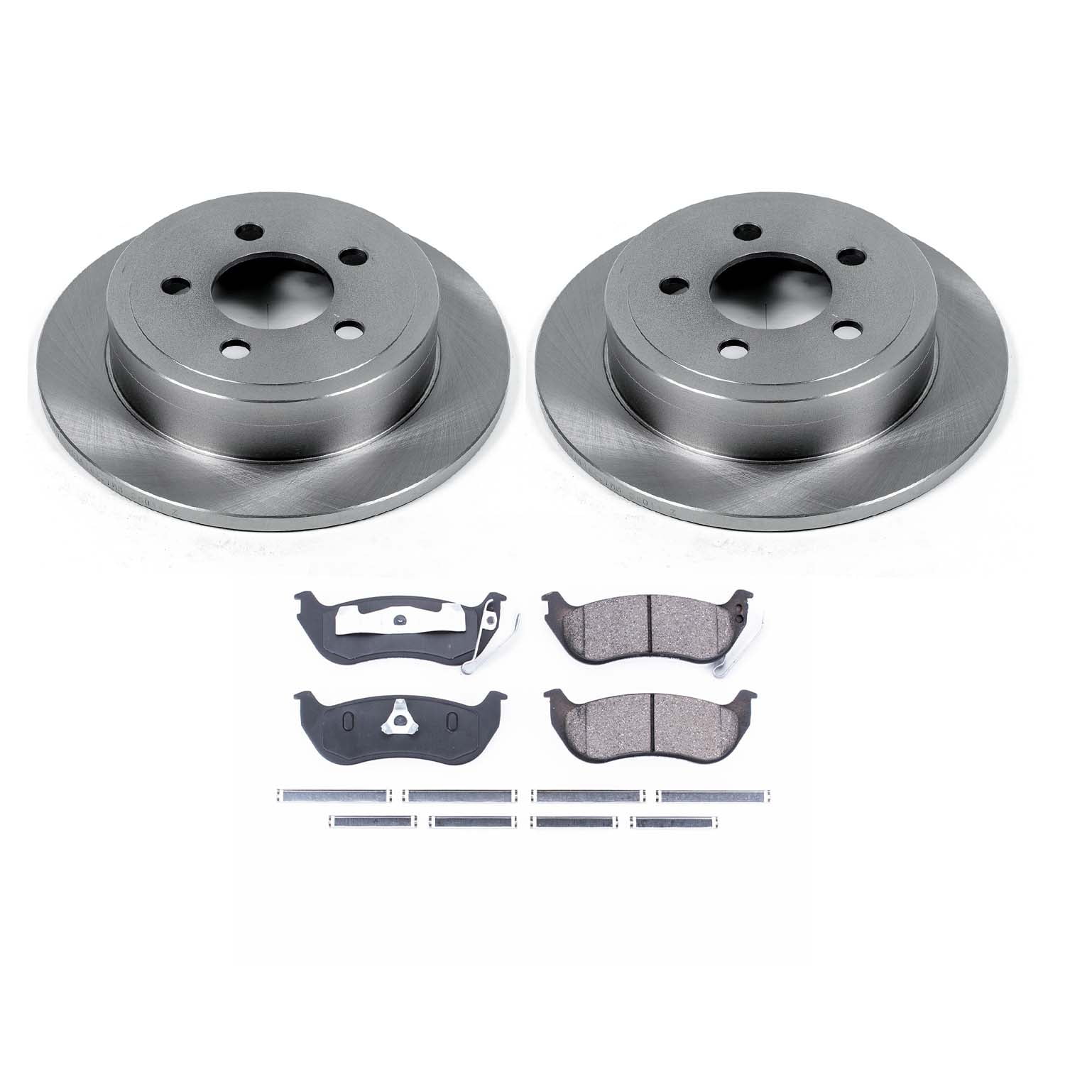 Ultimate Brakes Rear Ceramic Brake Pad and Rotor Kit with Hardware ...