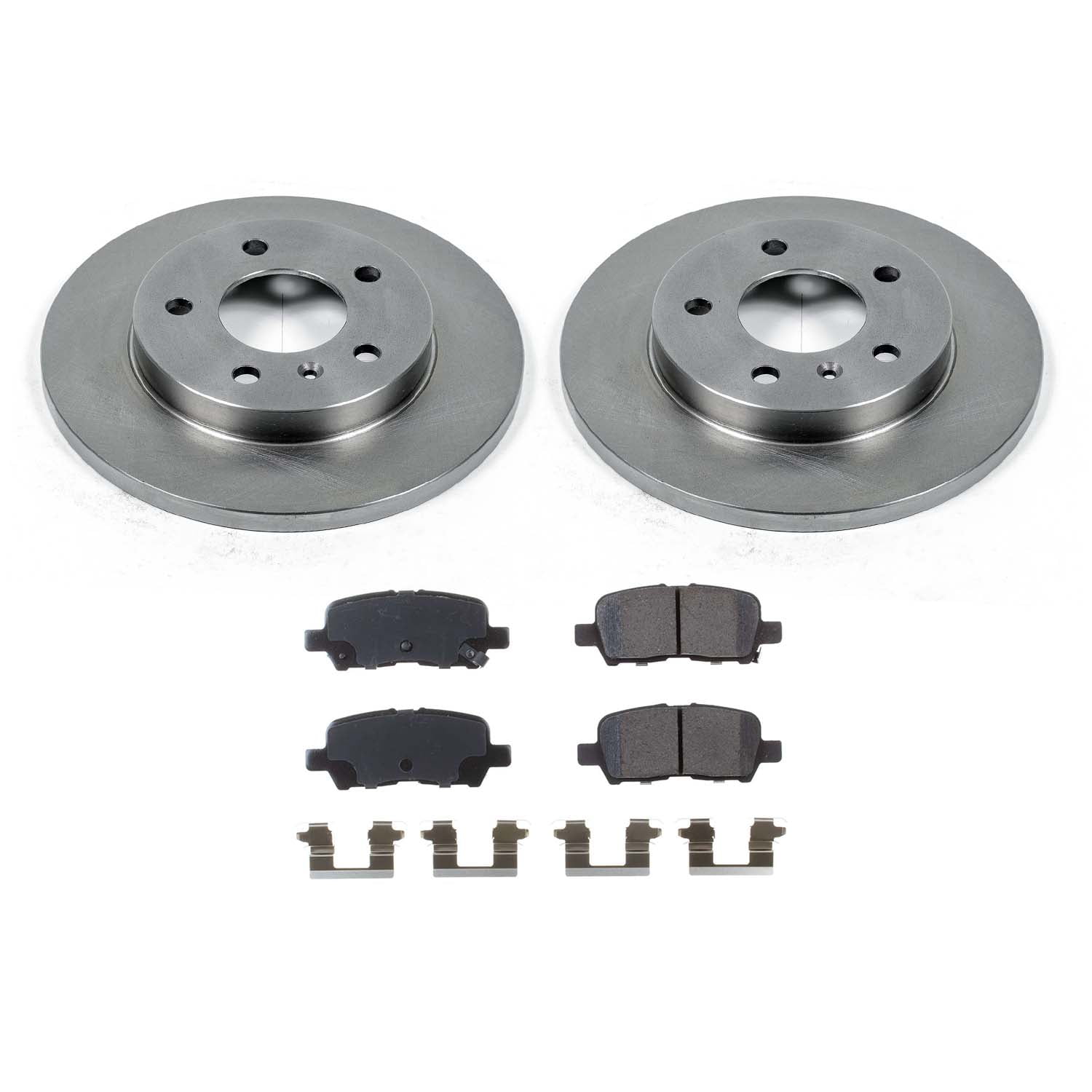 Ultimate Brakes Rear Ceramic Brake Pad and Rotor Kit with Hardware ...