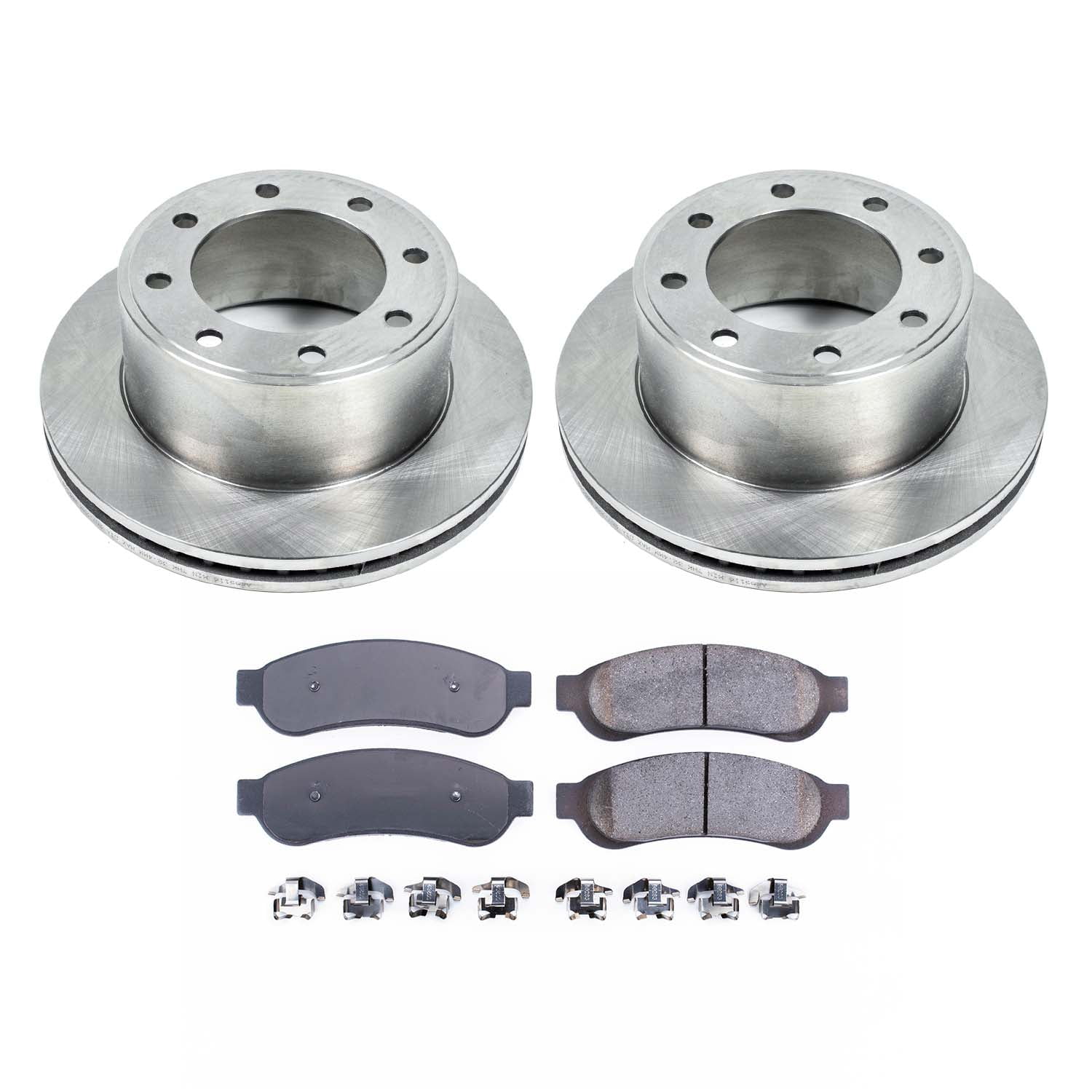 Ultimate Brakes Rear Semi-Metallic Brake Pad and Rotor Kit with ...