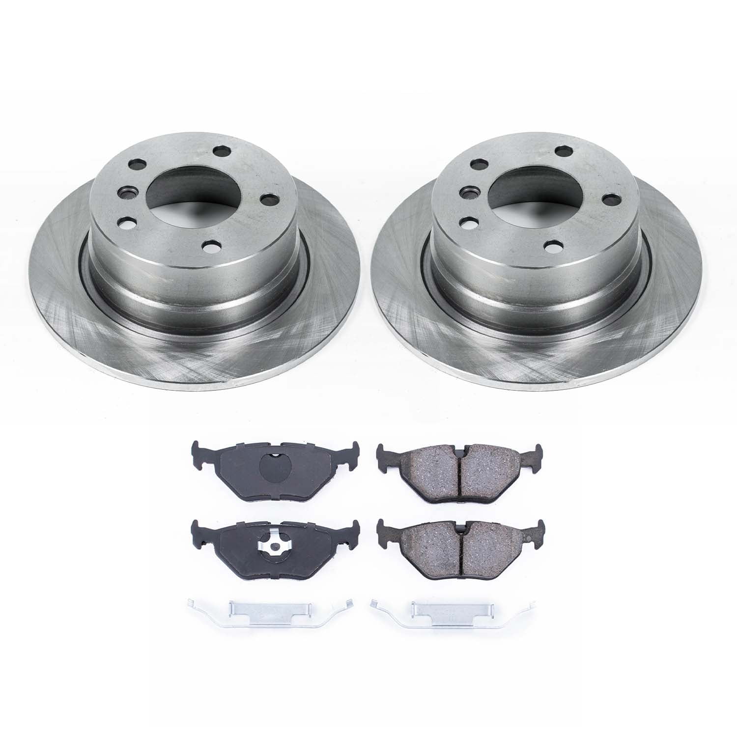 Ultimate Brakes Rear Semi-Metallic Brake Pad and Rotor Kit with ...