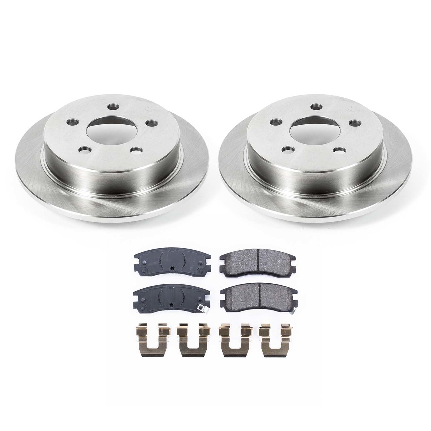 Ultimate Brakes Rear Semi-Metallic Brake Pad and Rotor Kit with ...