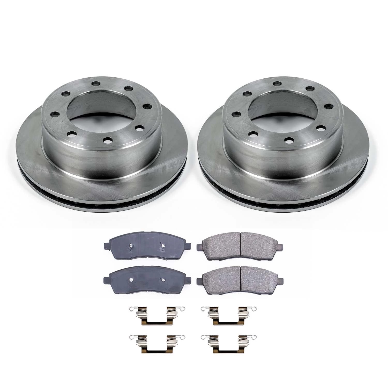 Ultimate Brakes Rear Semi-Metallic Brake Pad and Rotor Kit with ...